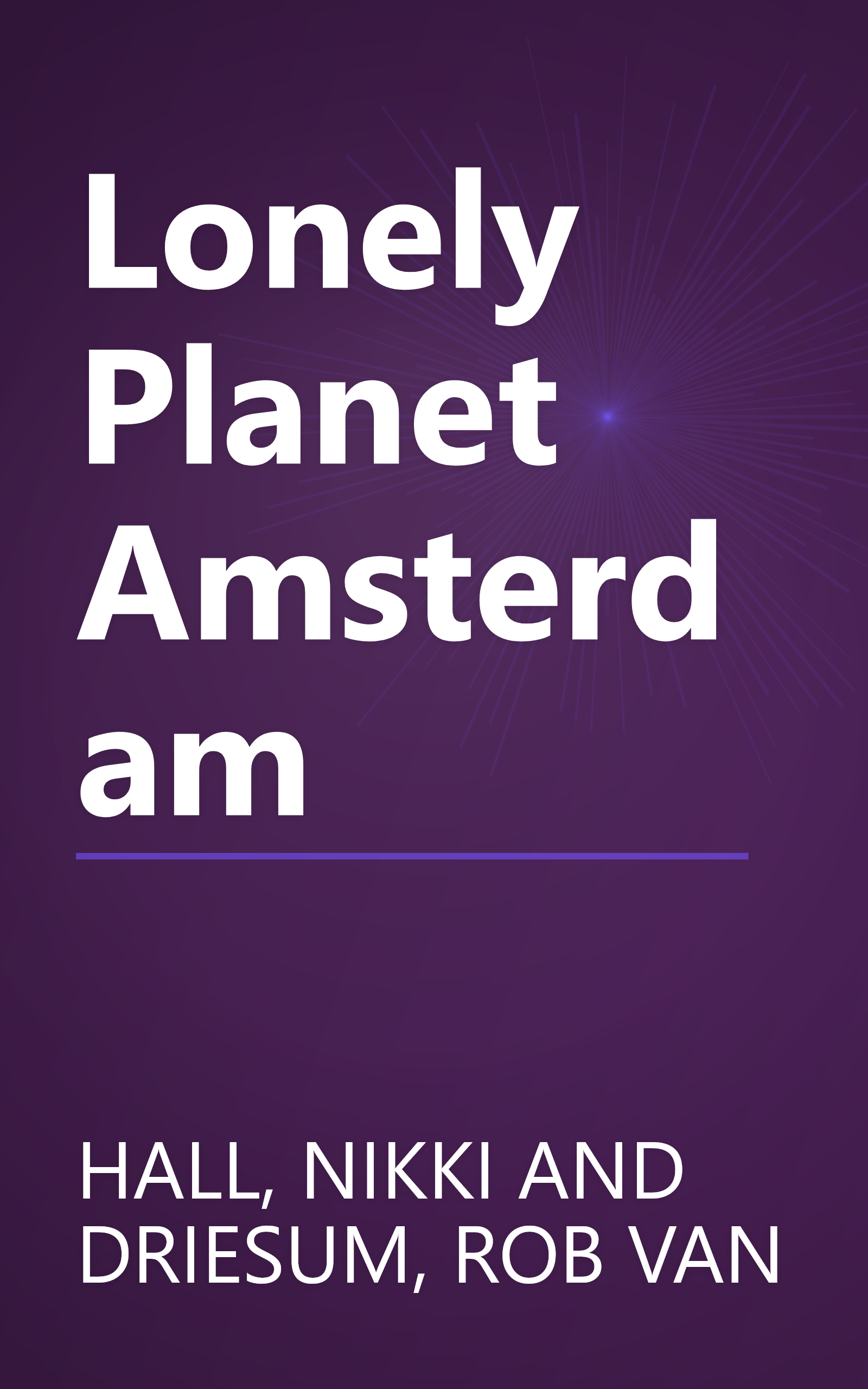 Lonely Planet Amsterdam book cover