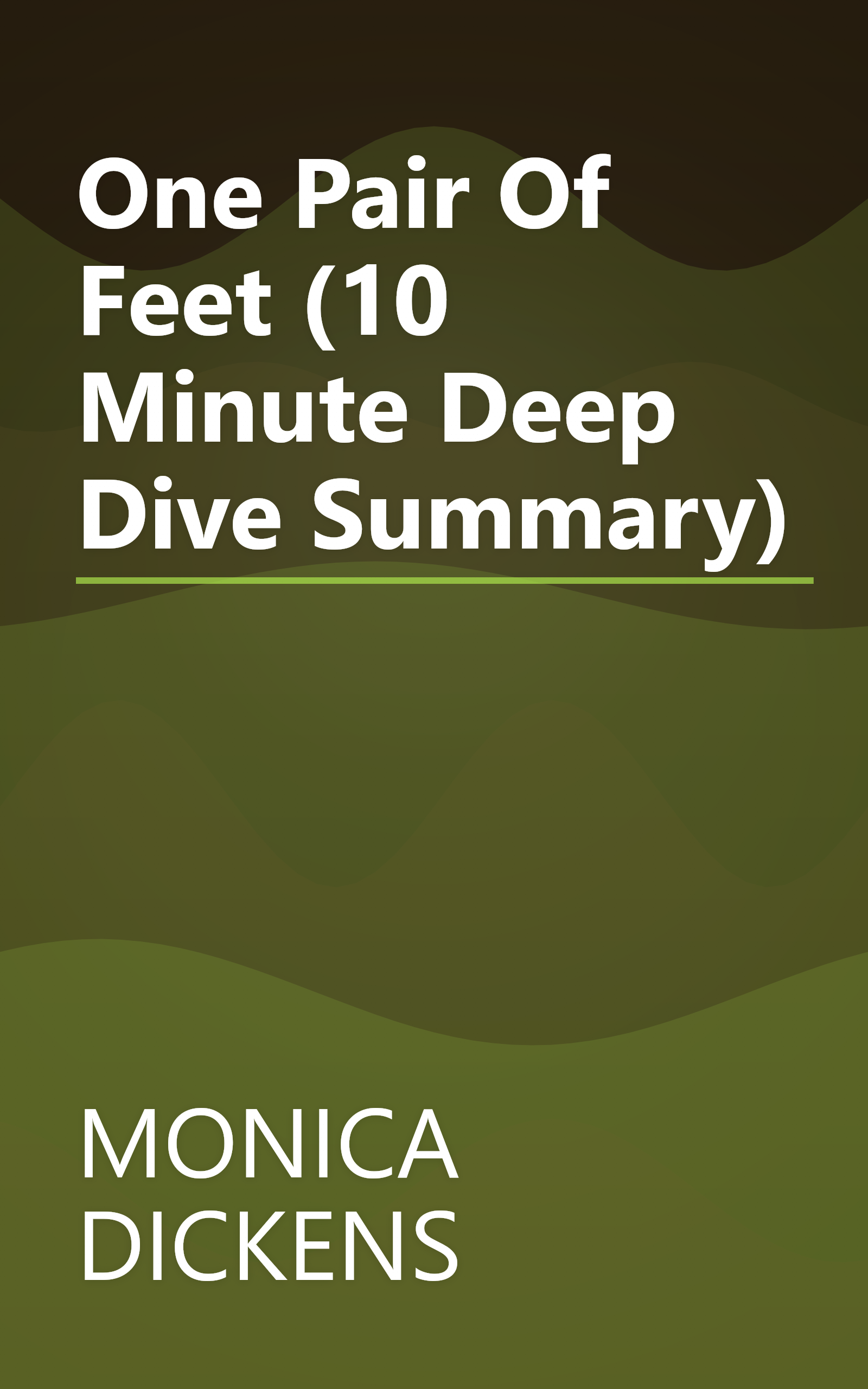 One Pair Of Feet (10 Minute   Deep Dive Summary) book cover