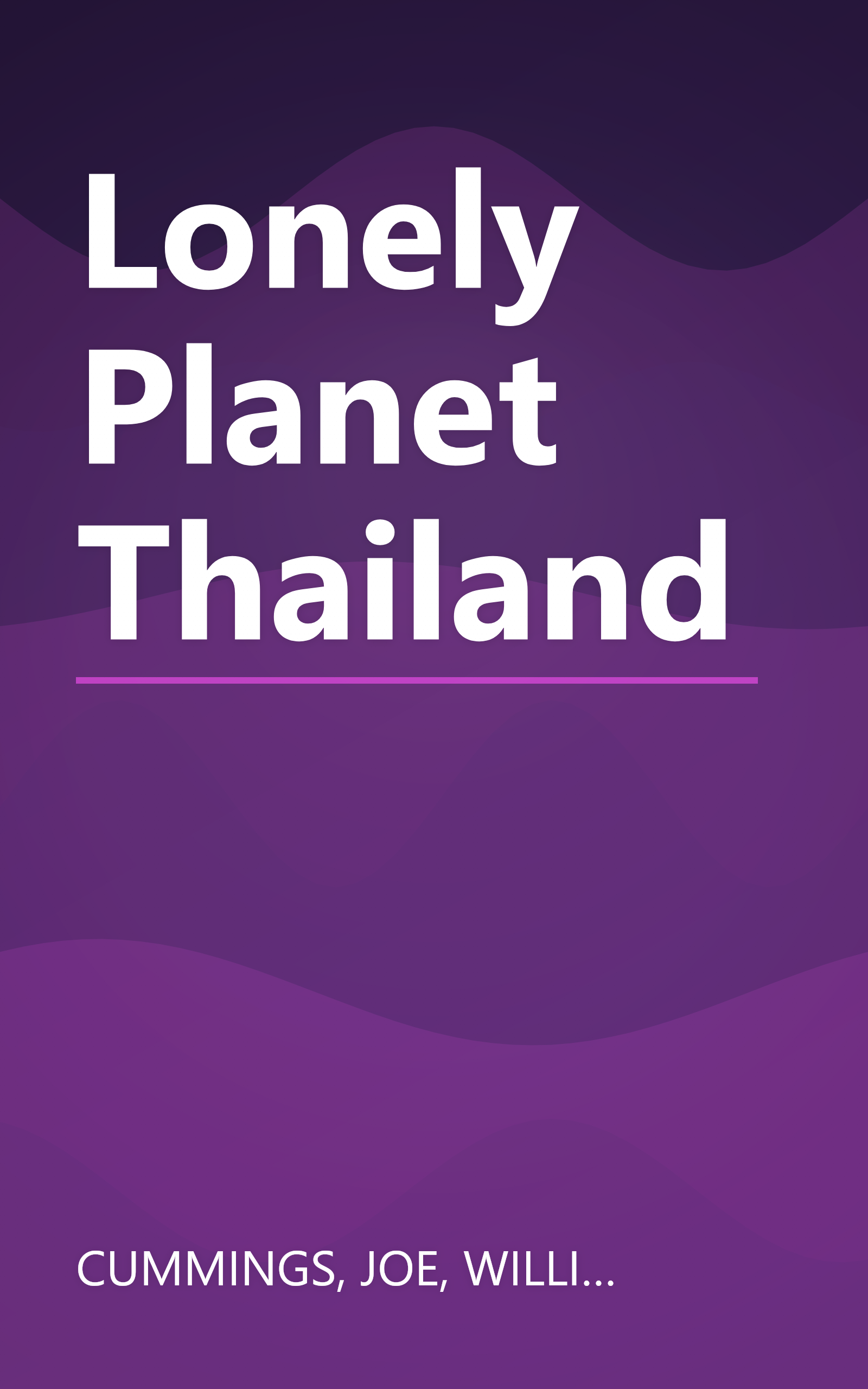 Lonely Planet Thailand book cover