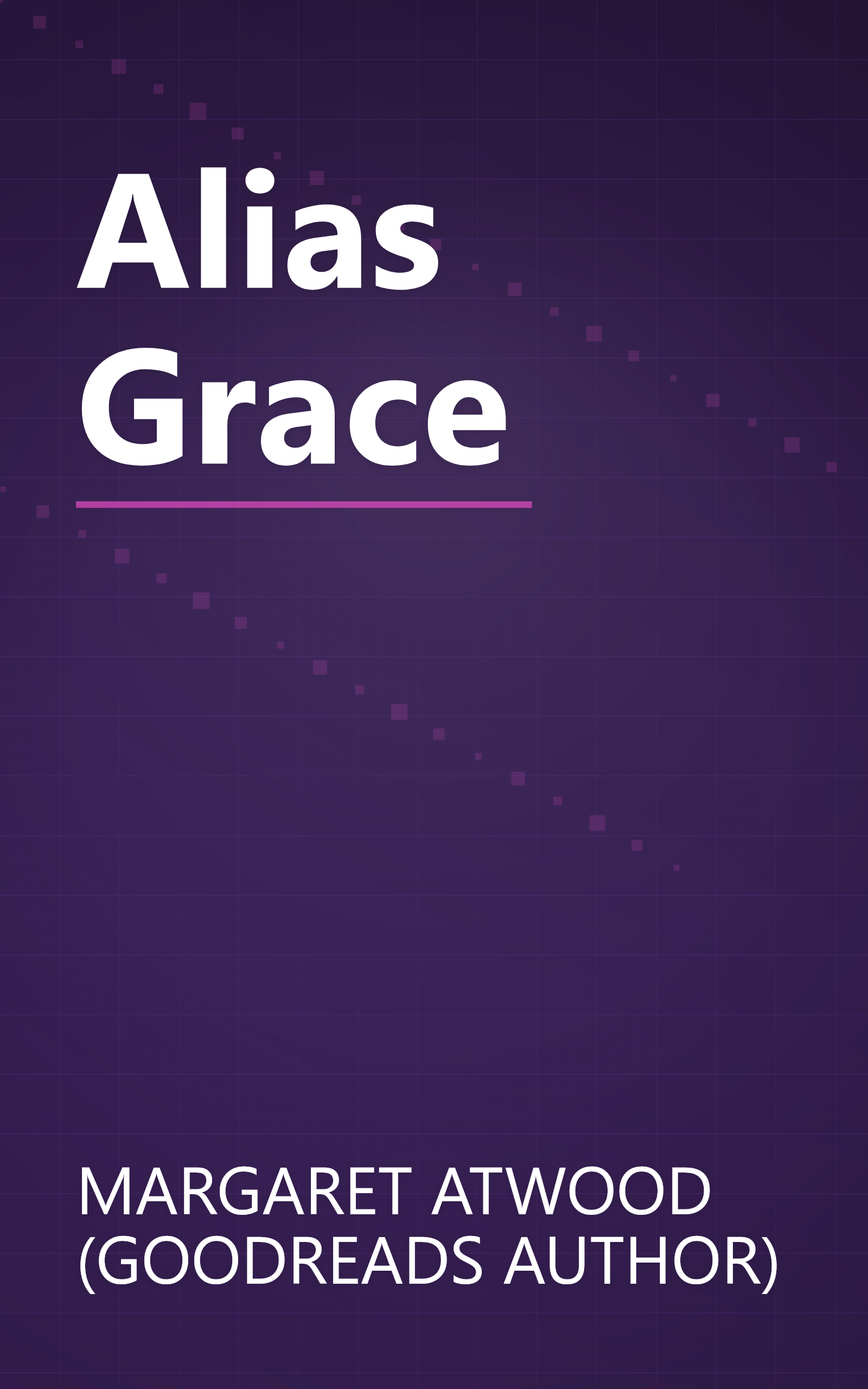 Alias Grace book cover