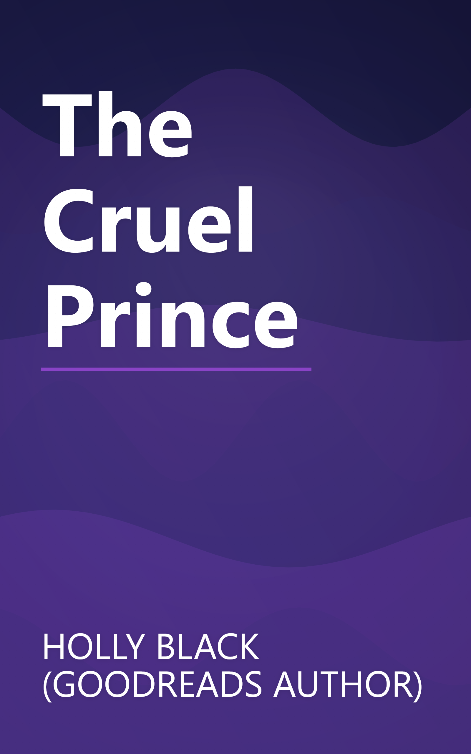 The Cruel Prince book cover