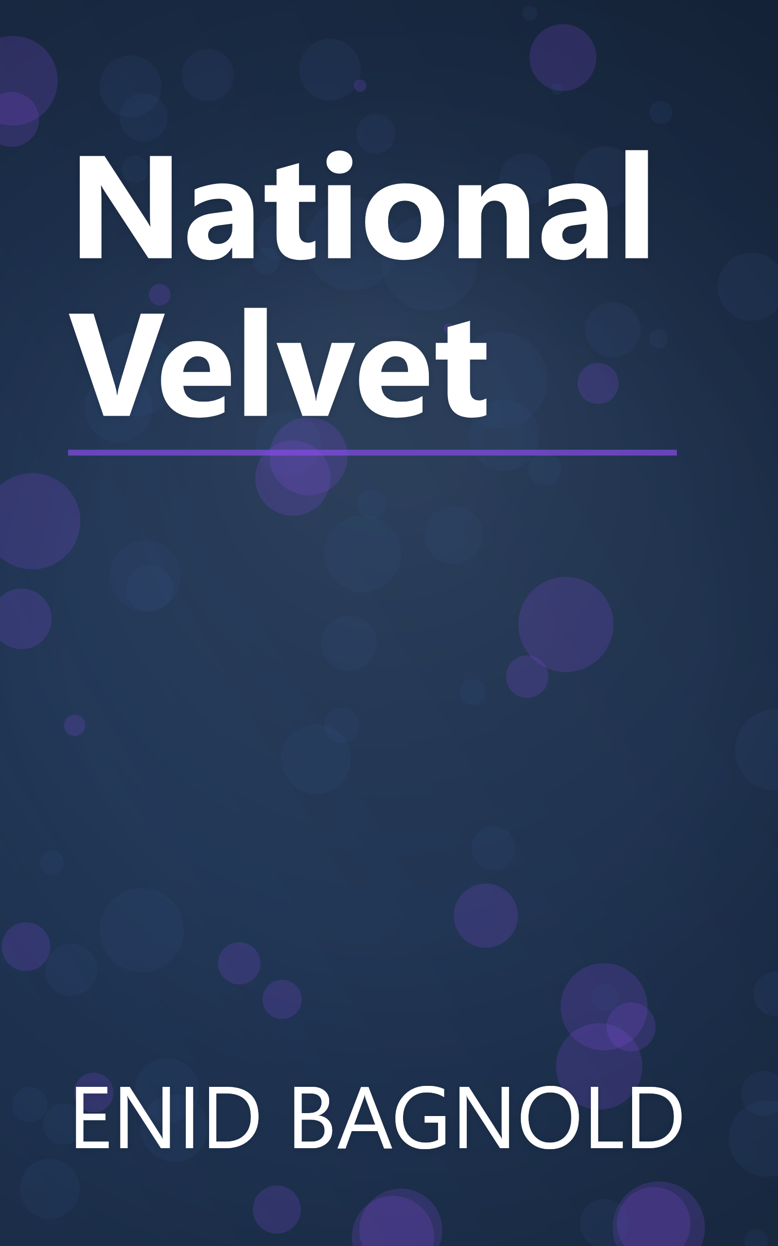 National Velvet book cover