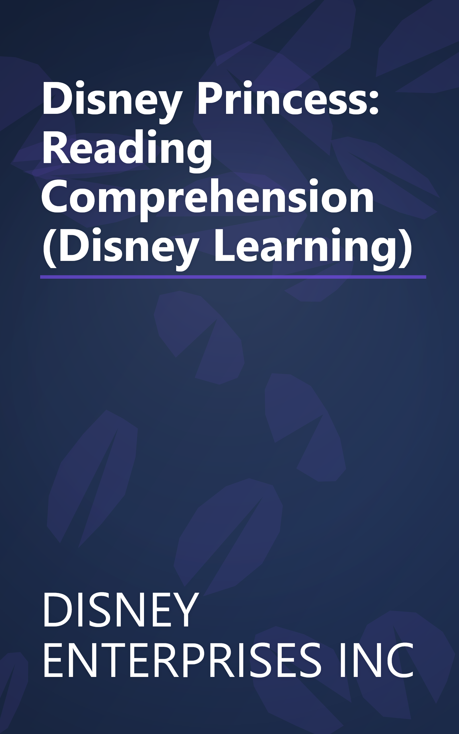 Disney Princess: Reading Comprehension (Disney Learning) book cover