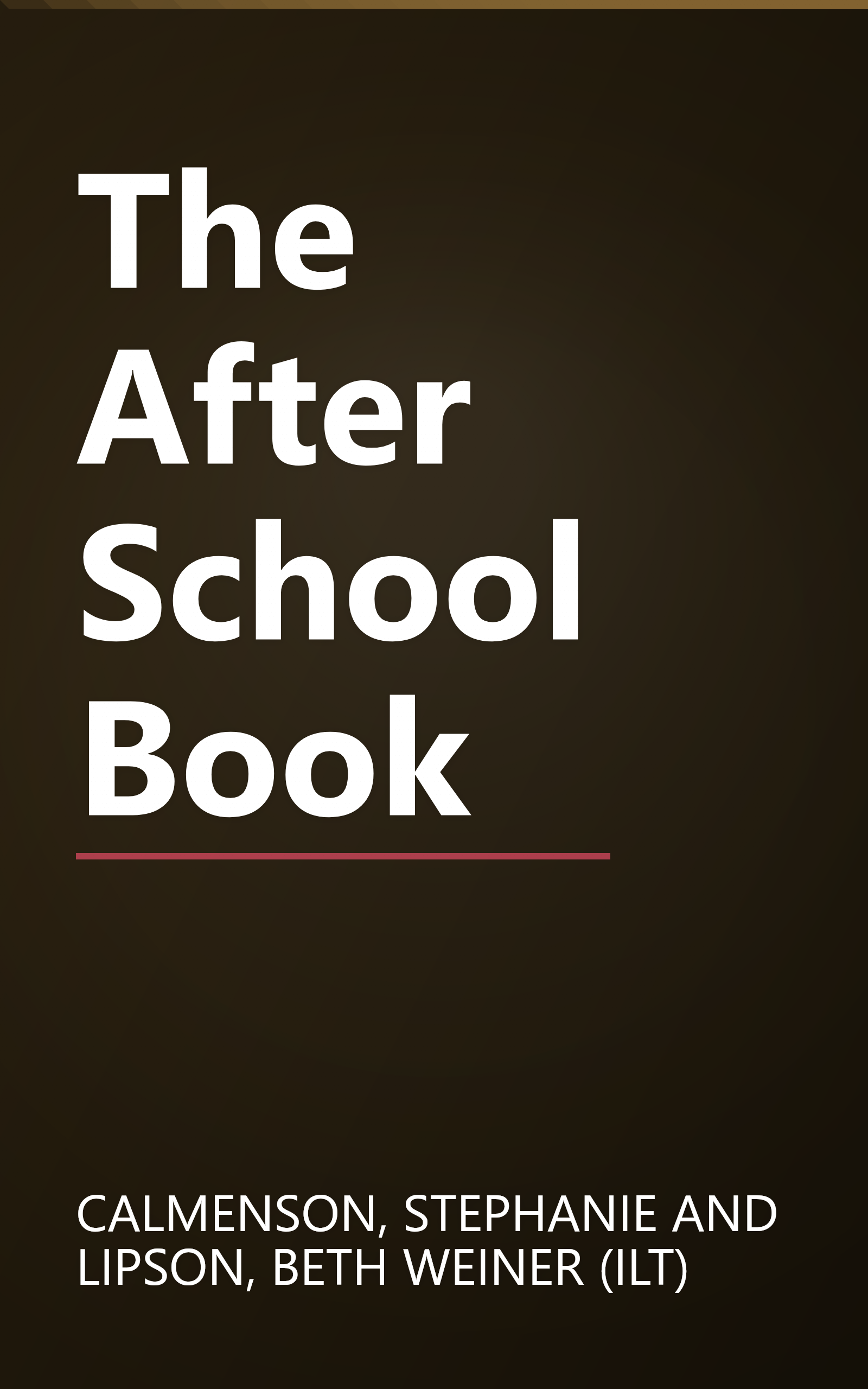 The After School Book book cover