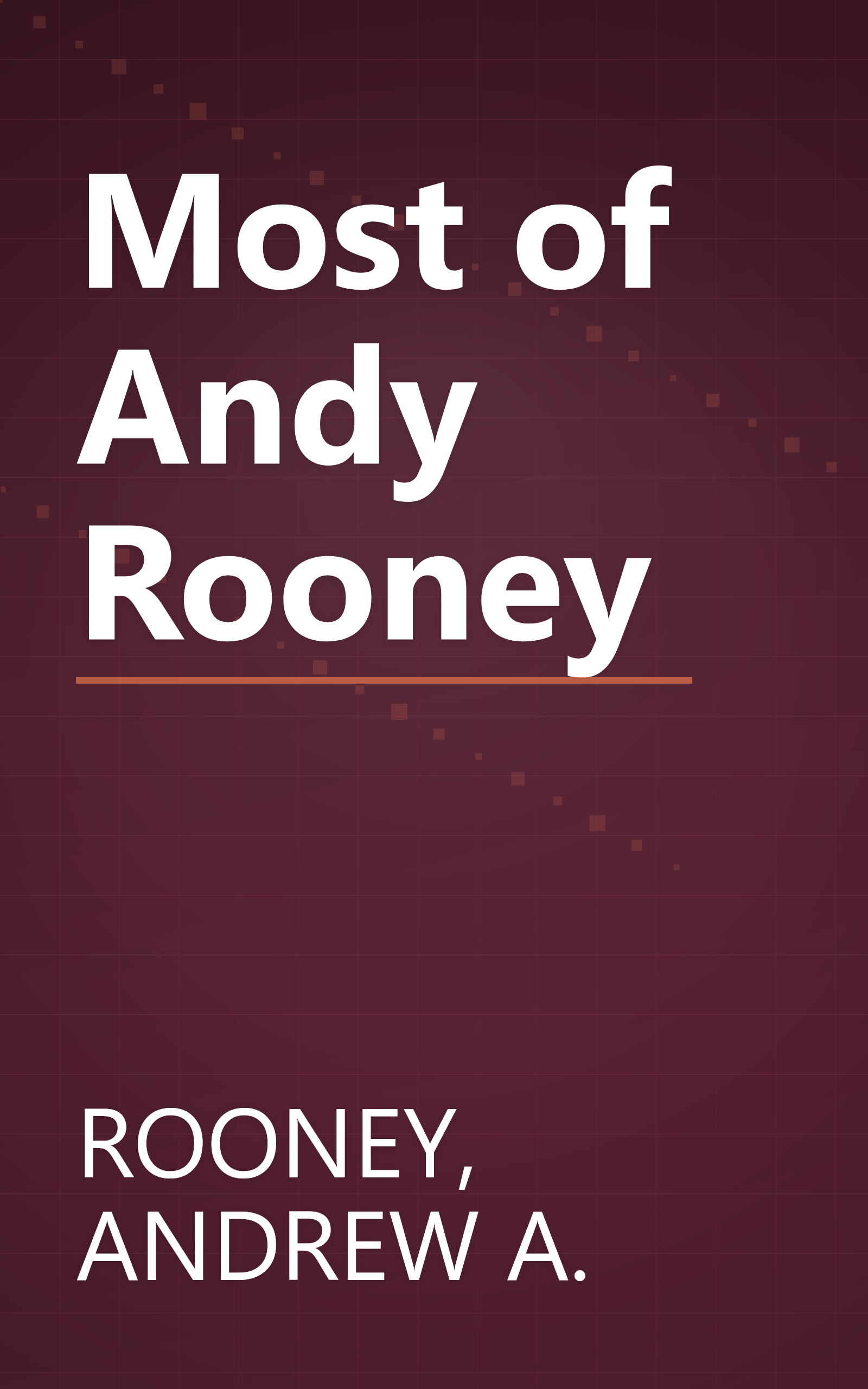 Most of Andy Rooney book cover