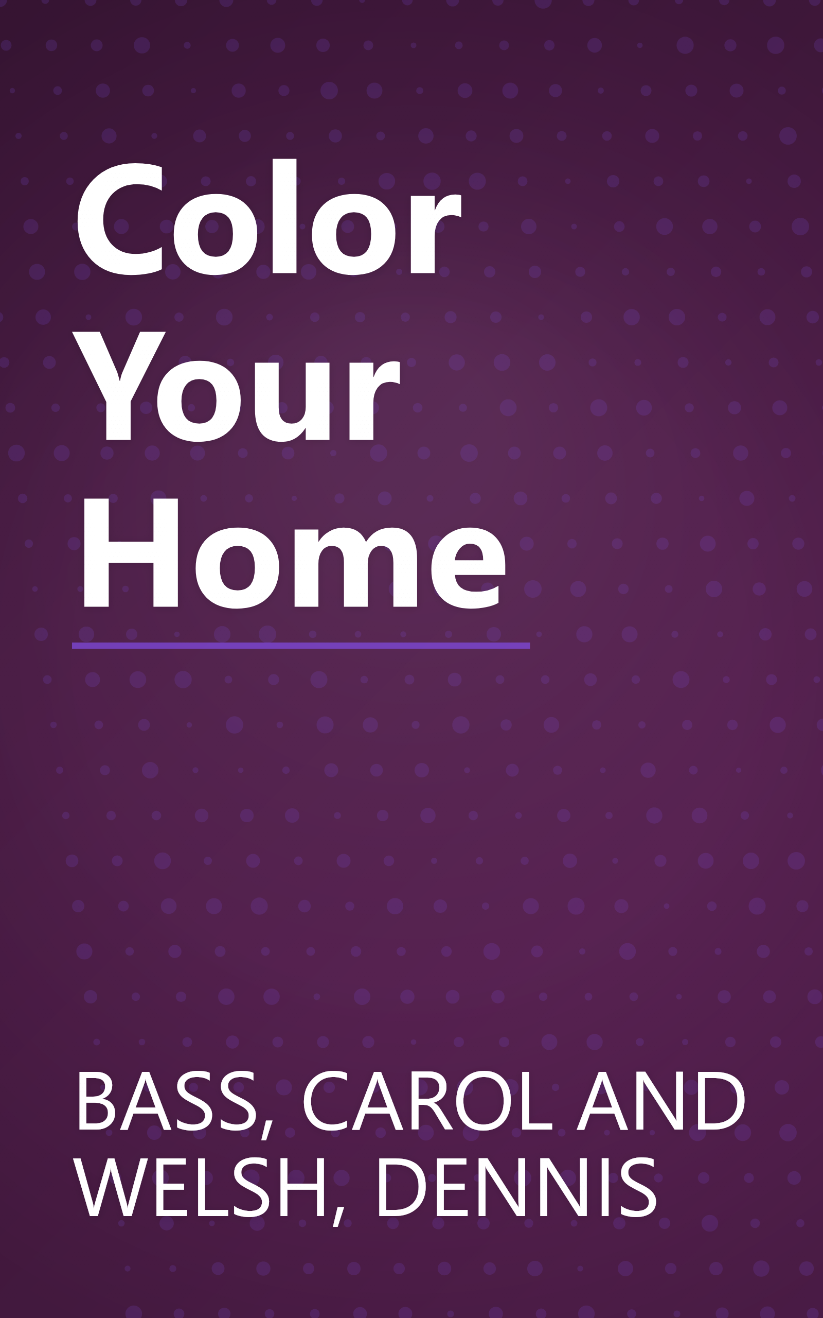 Color Your Home book cover