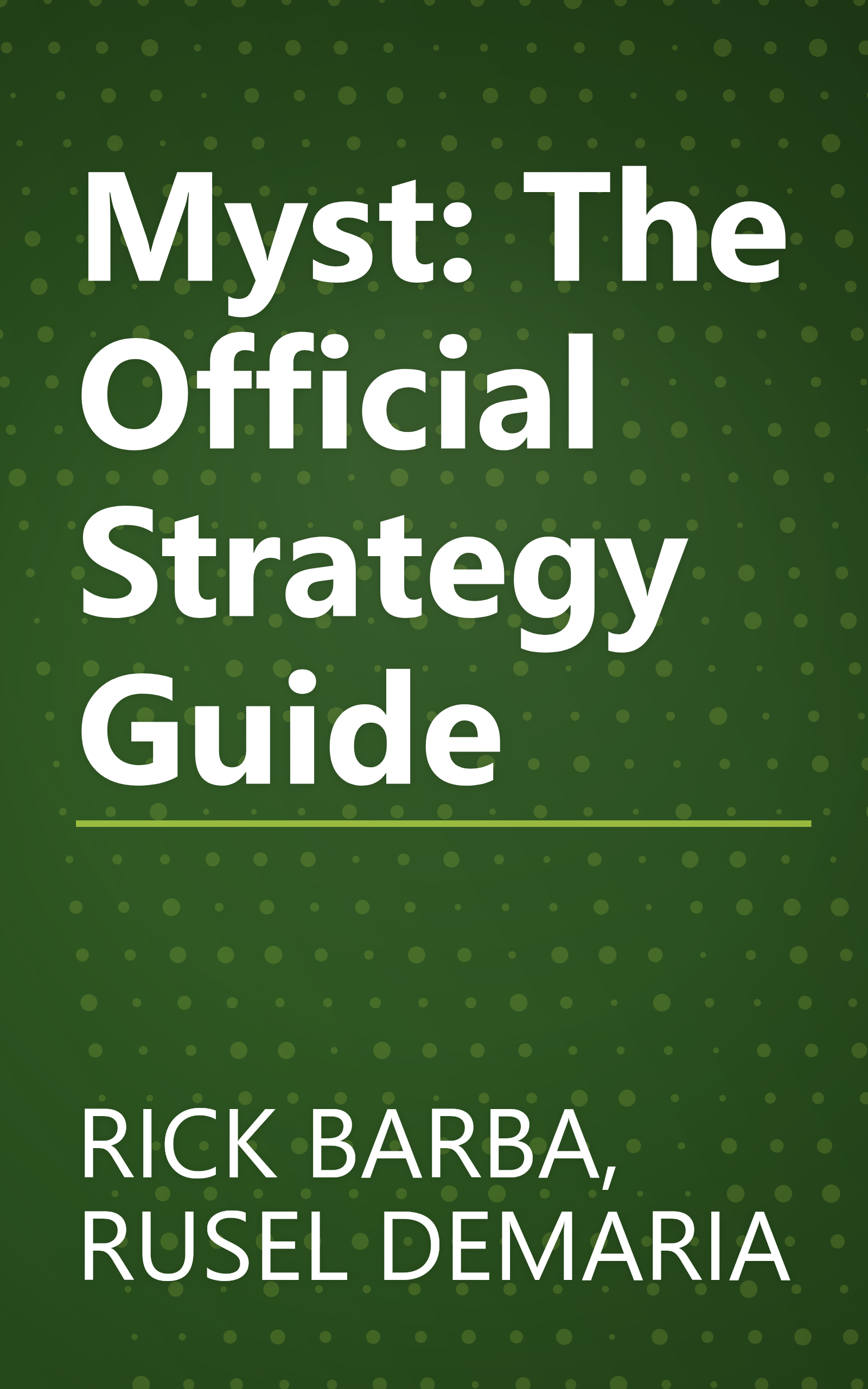 Myst: The Official Strategy Guide book cover