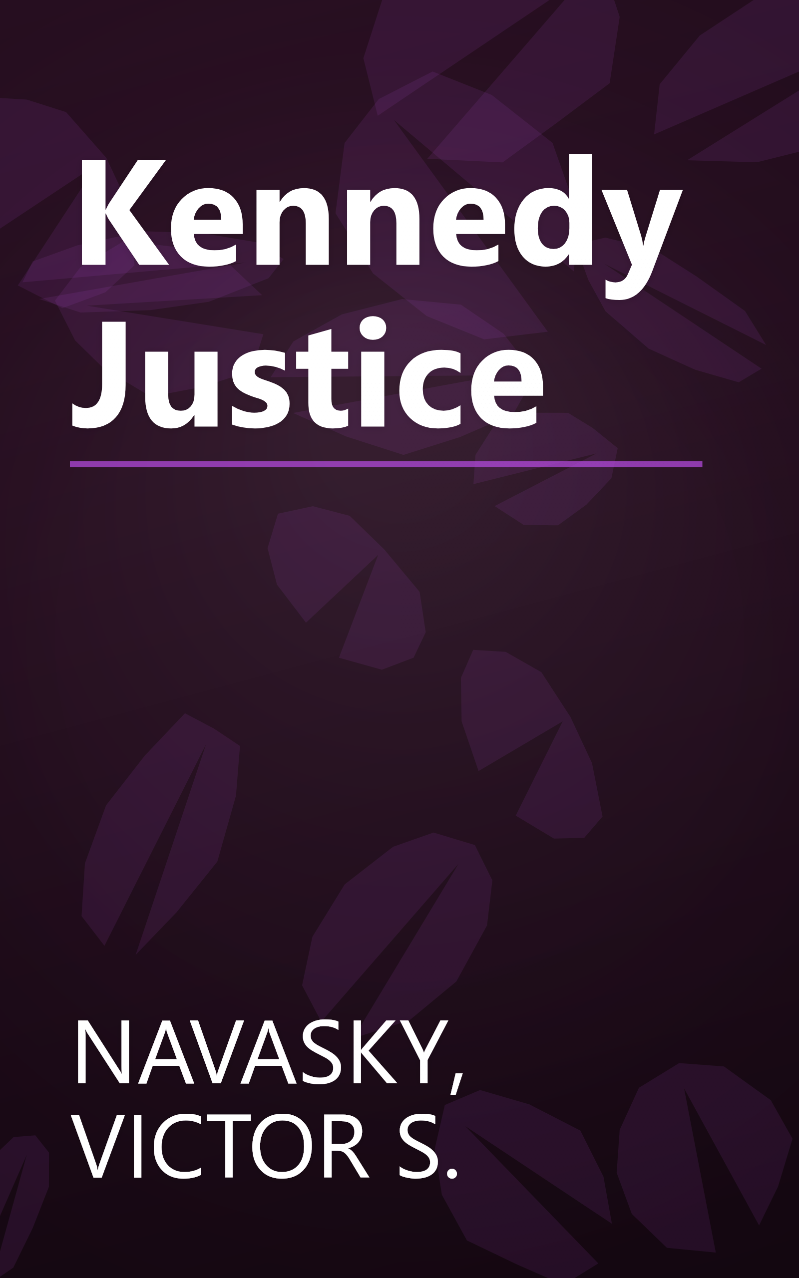 Kennedy Justice book cover
