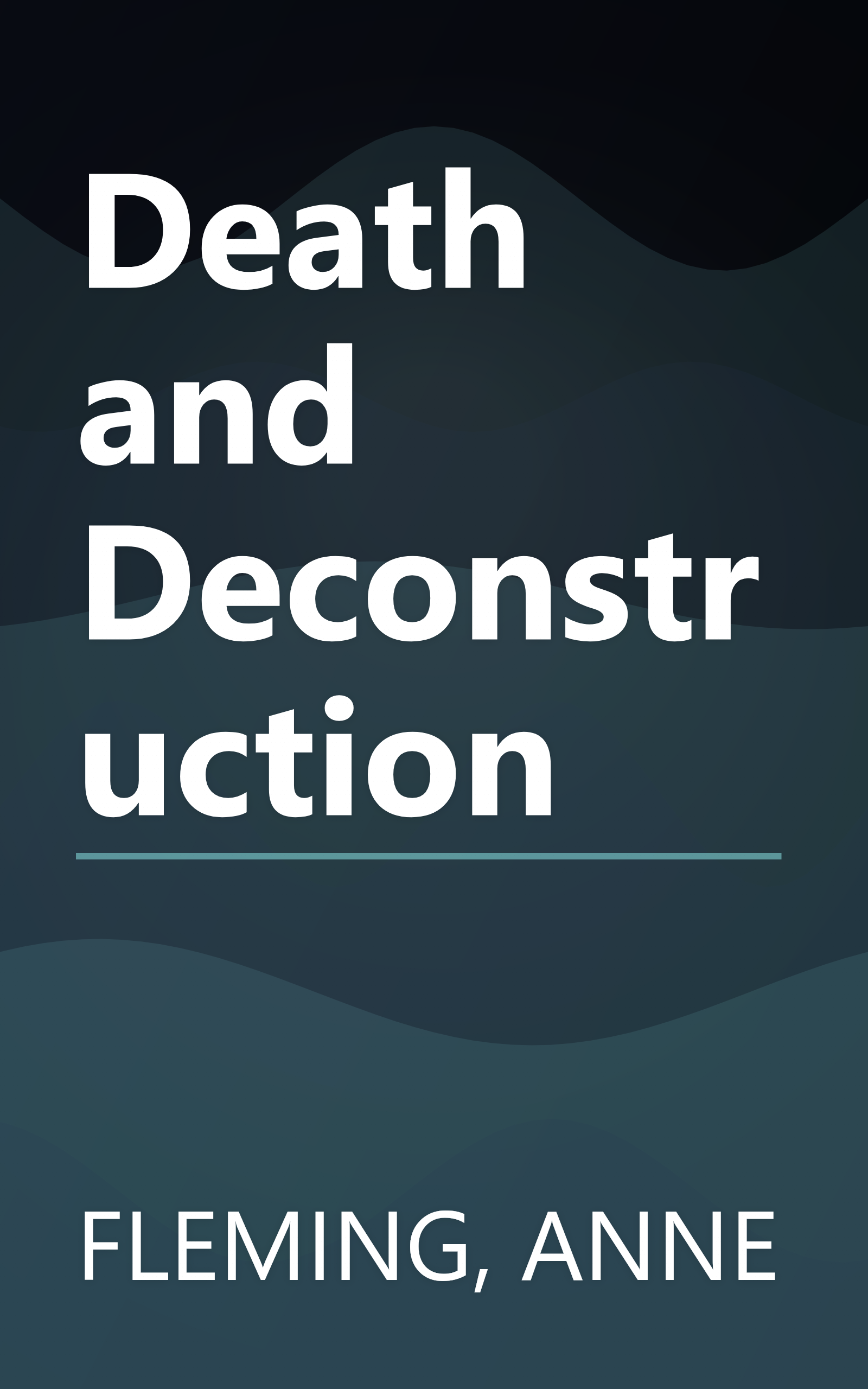 Death and Deconstruction book cover