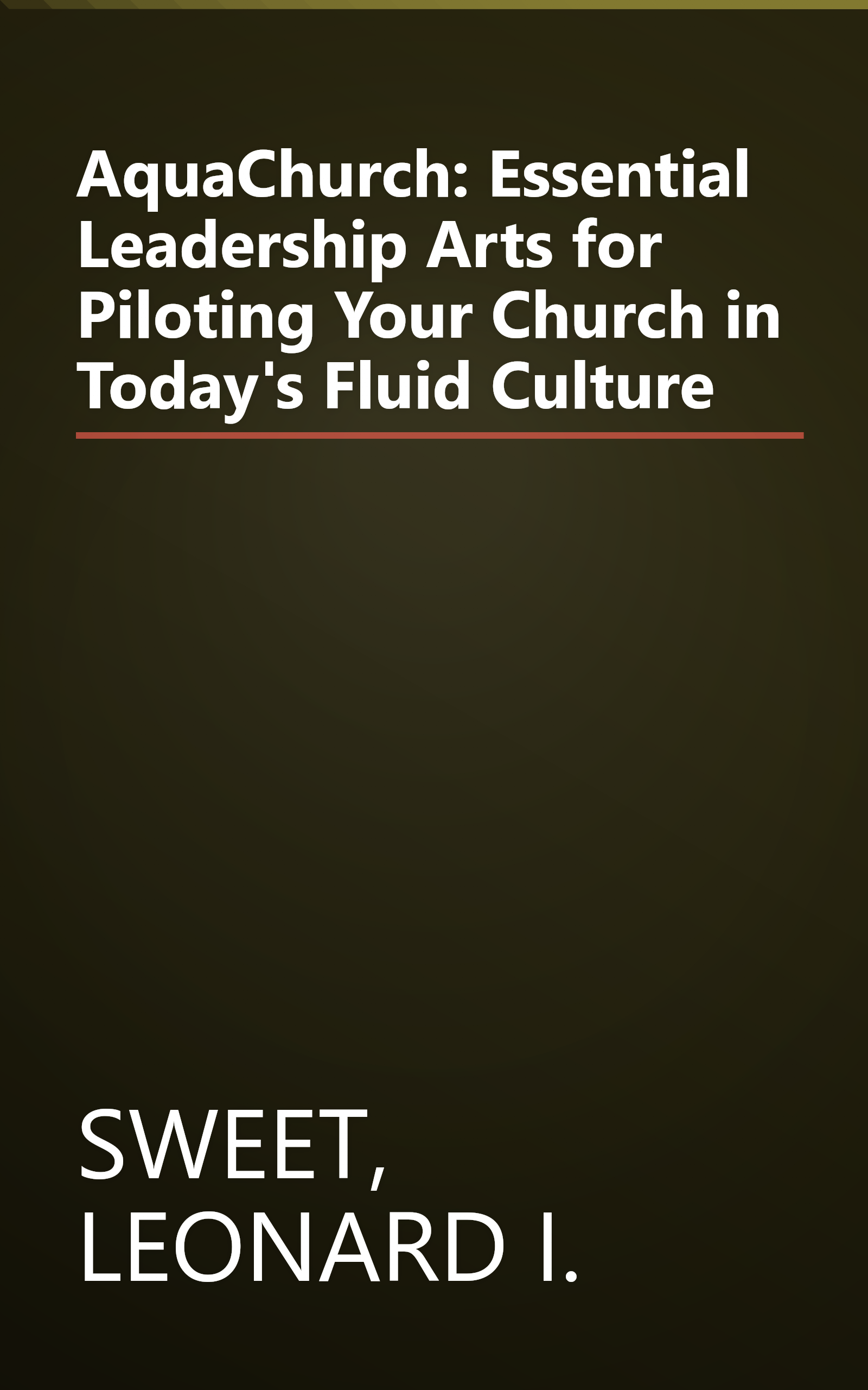 AquaChurch: Essential Leadership Arts for Piloting Your Church in Today's Fluid Culture book cover