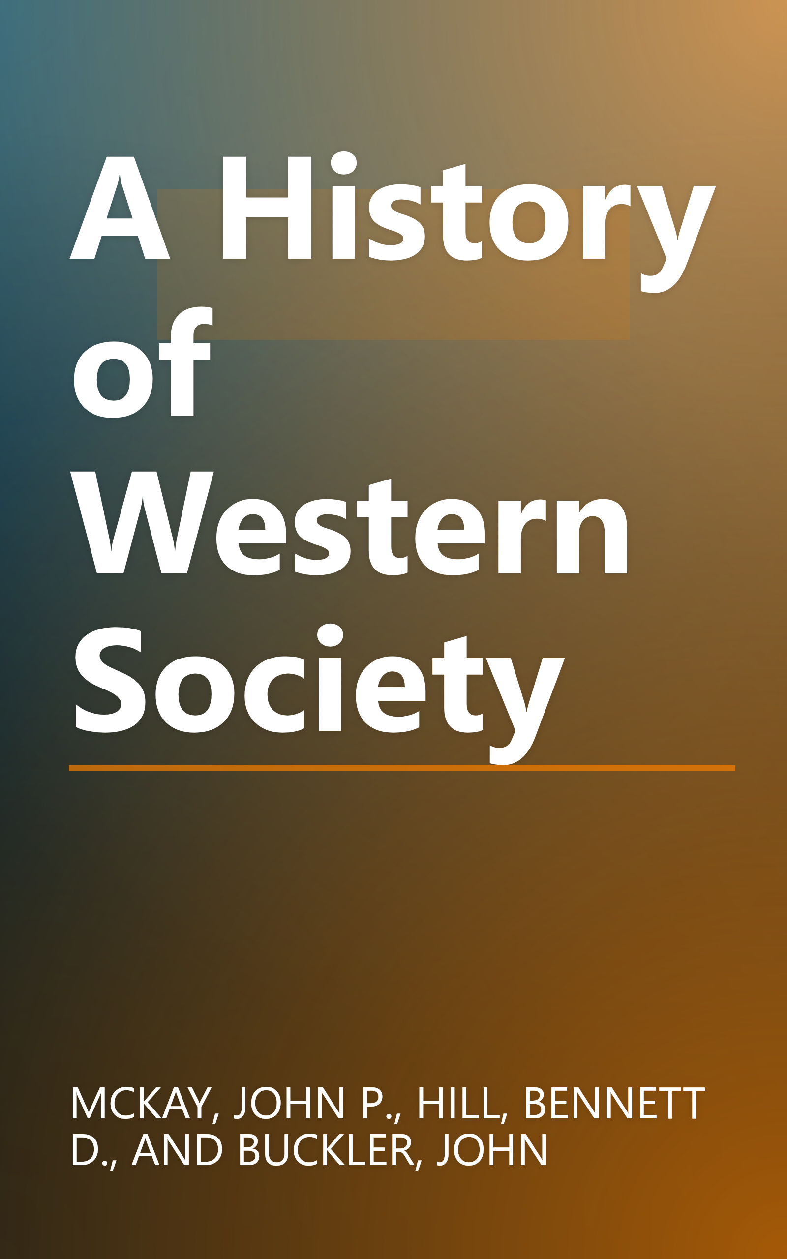 A History of Western Society book cover