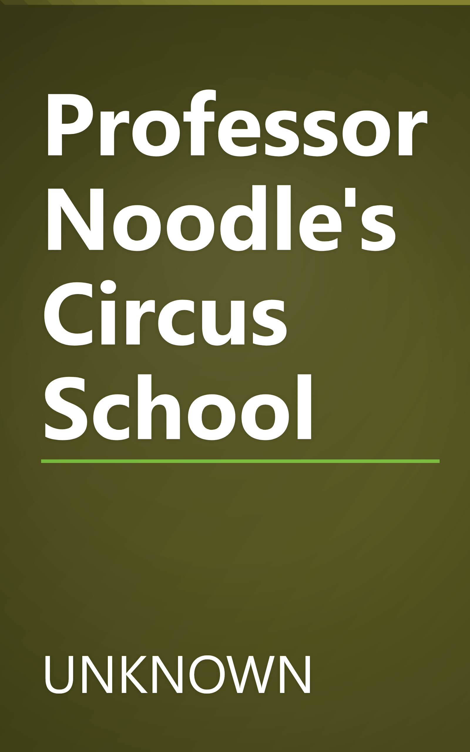Professor Noodle's Circus School book cover