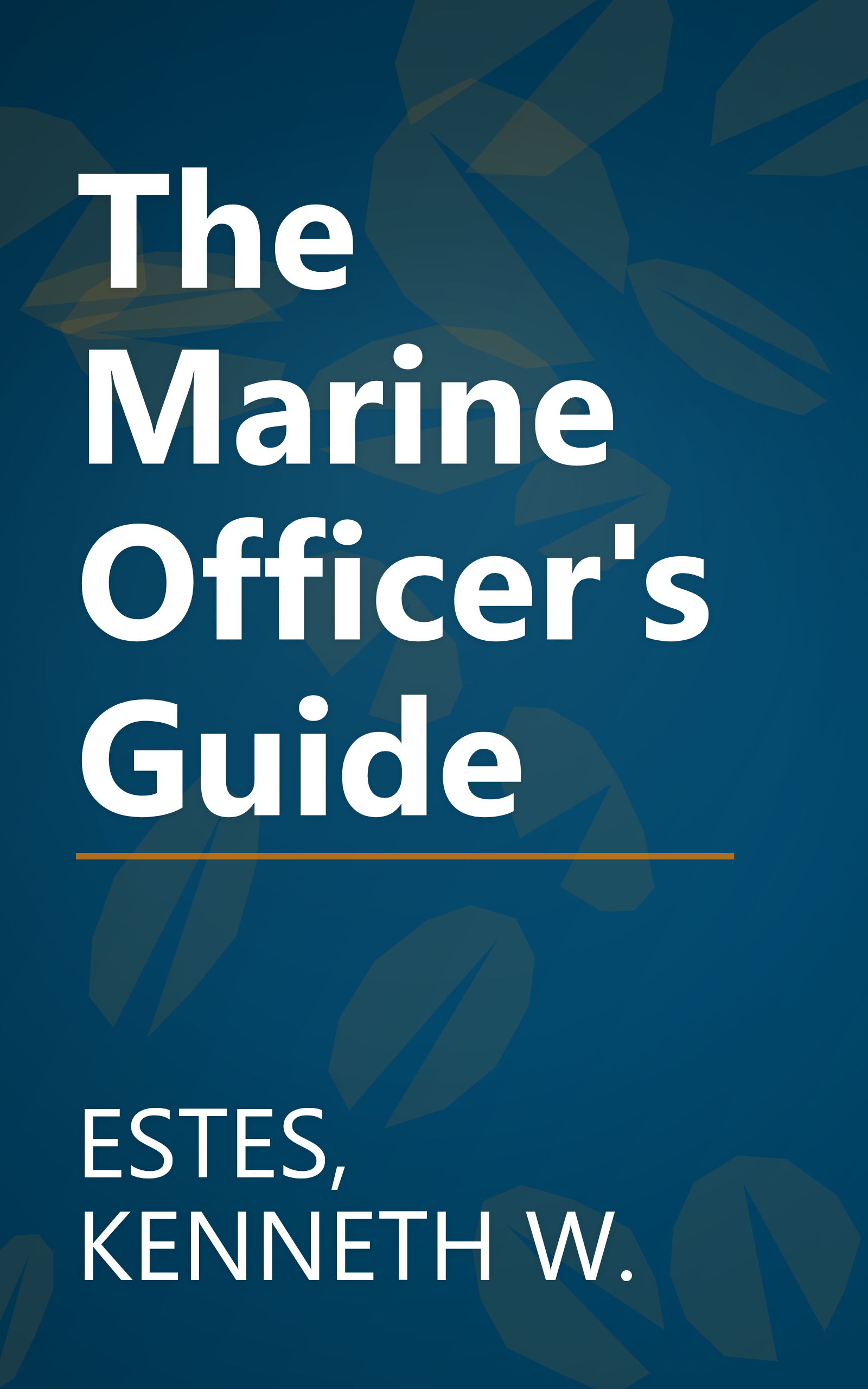 The Marine Officer's Guide book cover