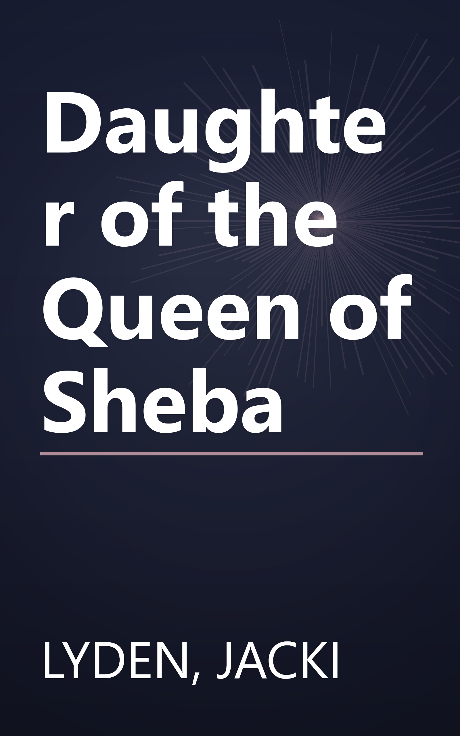 Daughter of the Queen of Sheba book cover