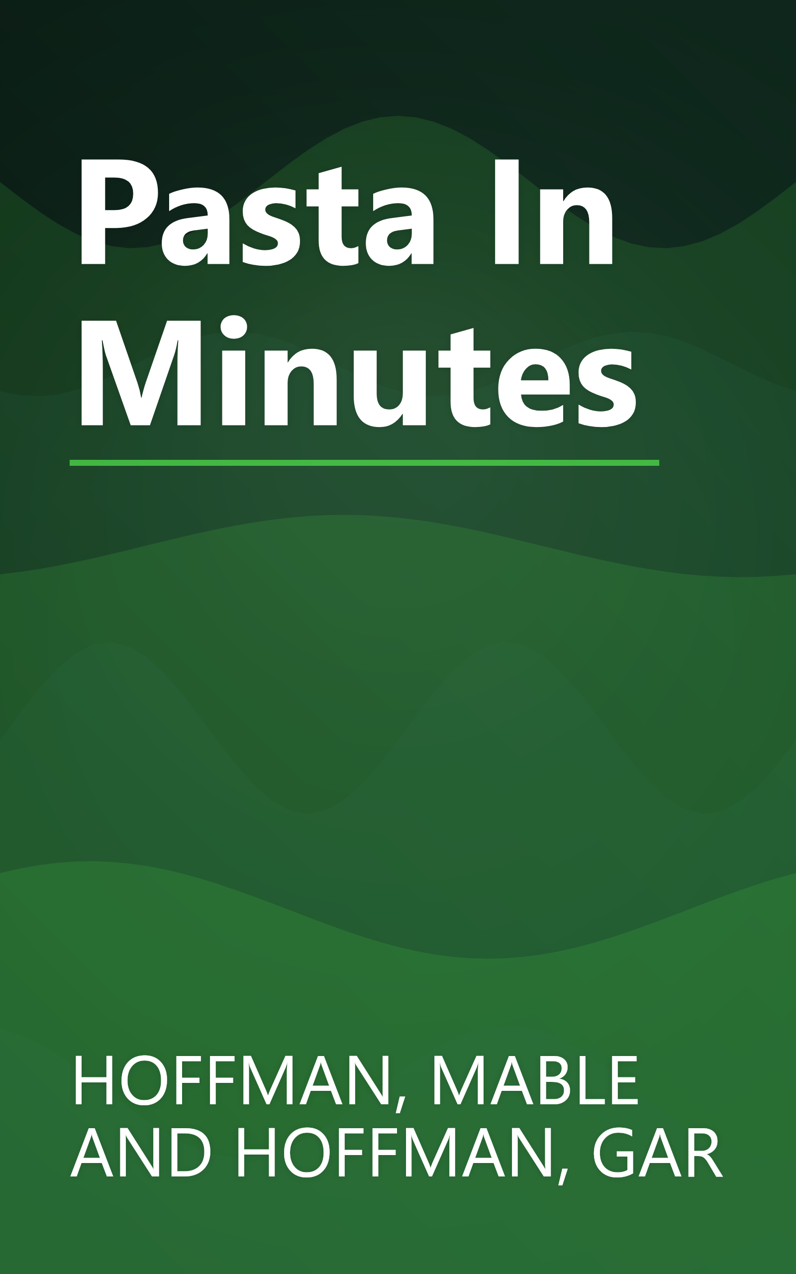 Pasta In Minutes book cover