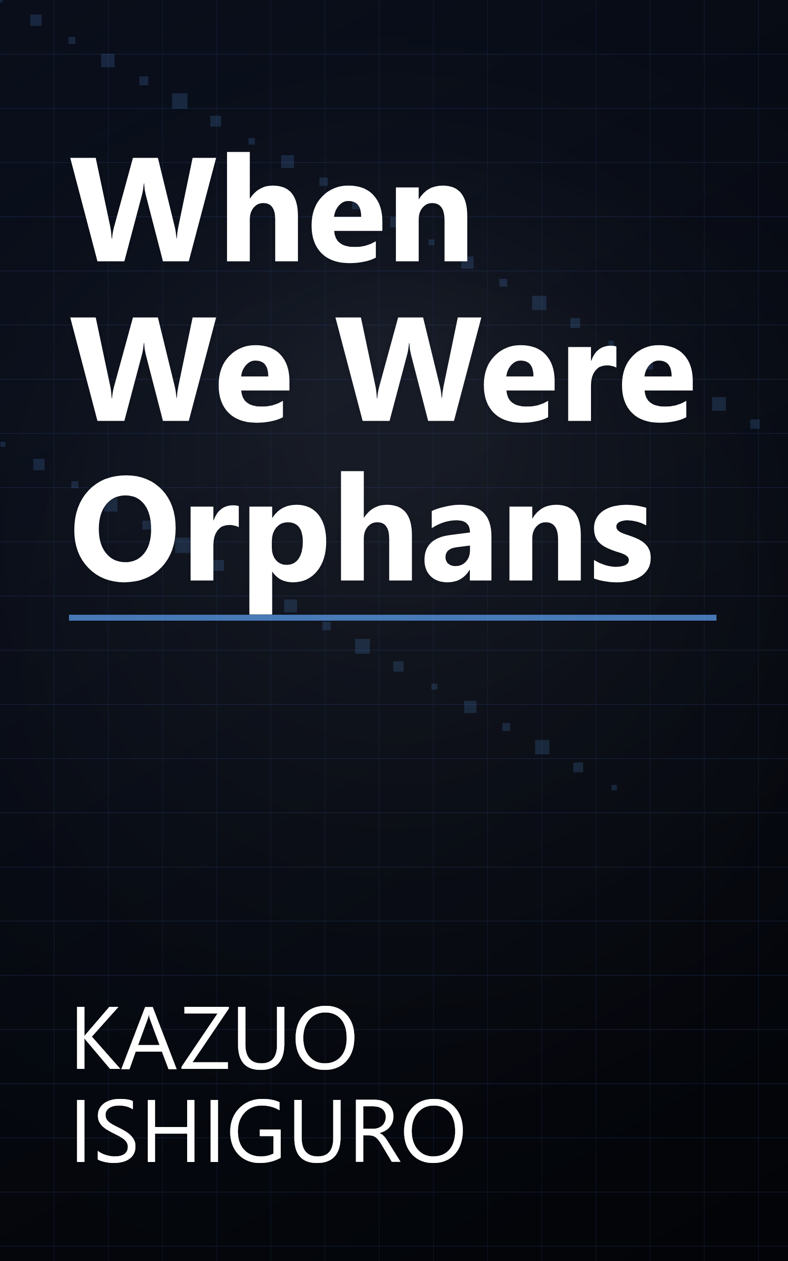 When We Were Orphans book cover