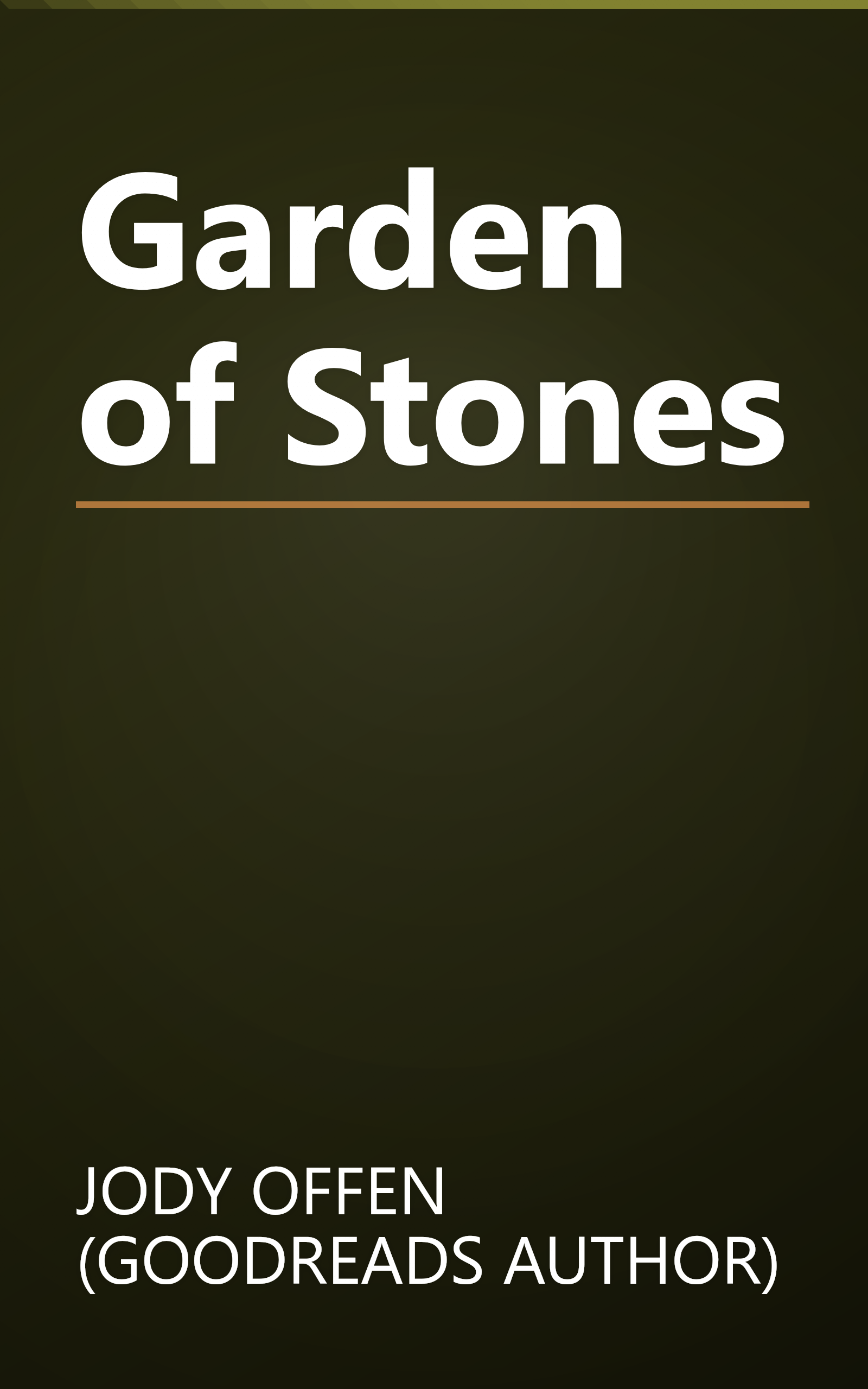 Garden of Stones book cover