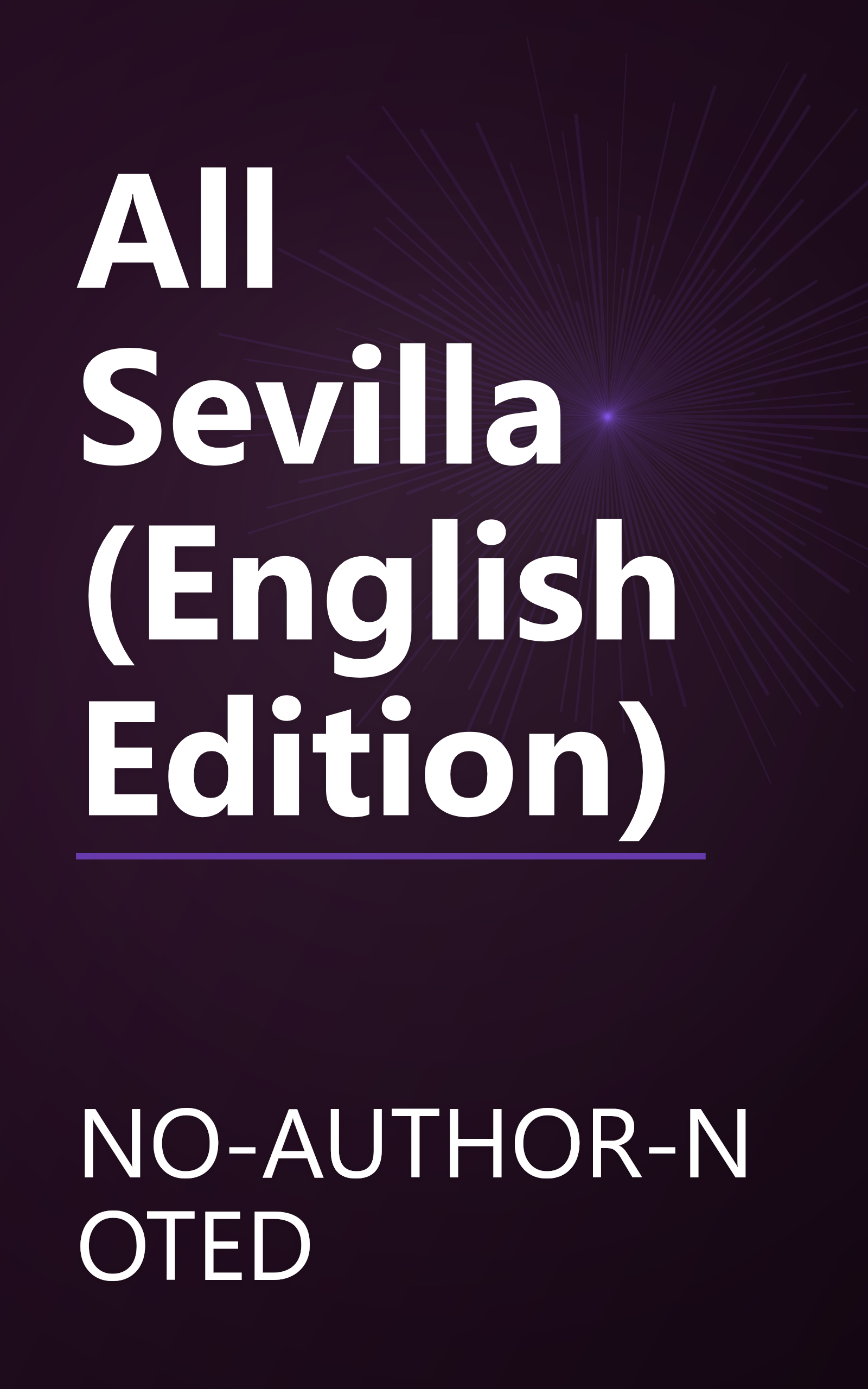 All Sevilla (English Edition) book cover