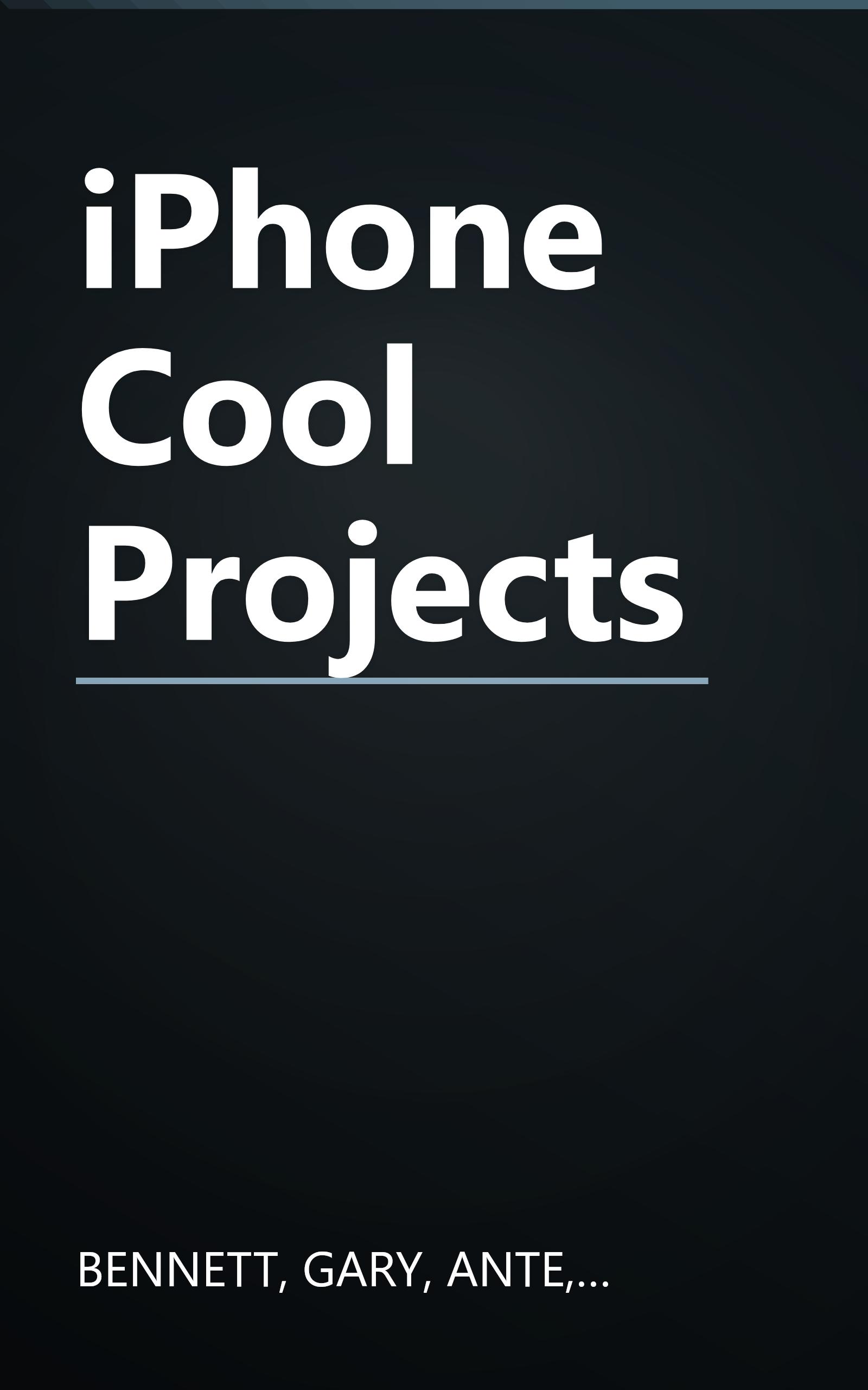 iPhone Cool Projects book cover