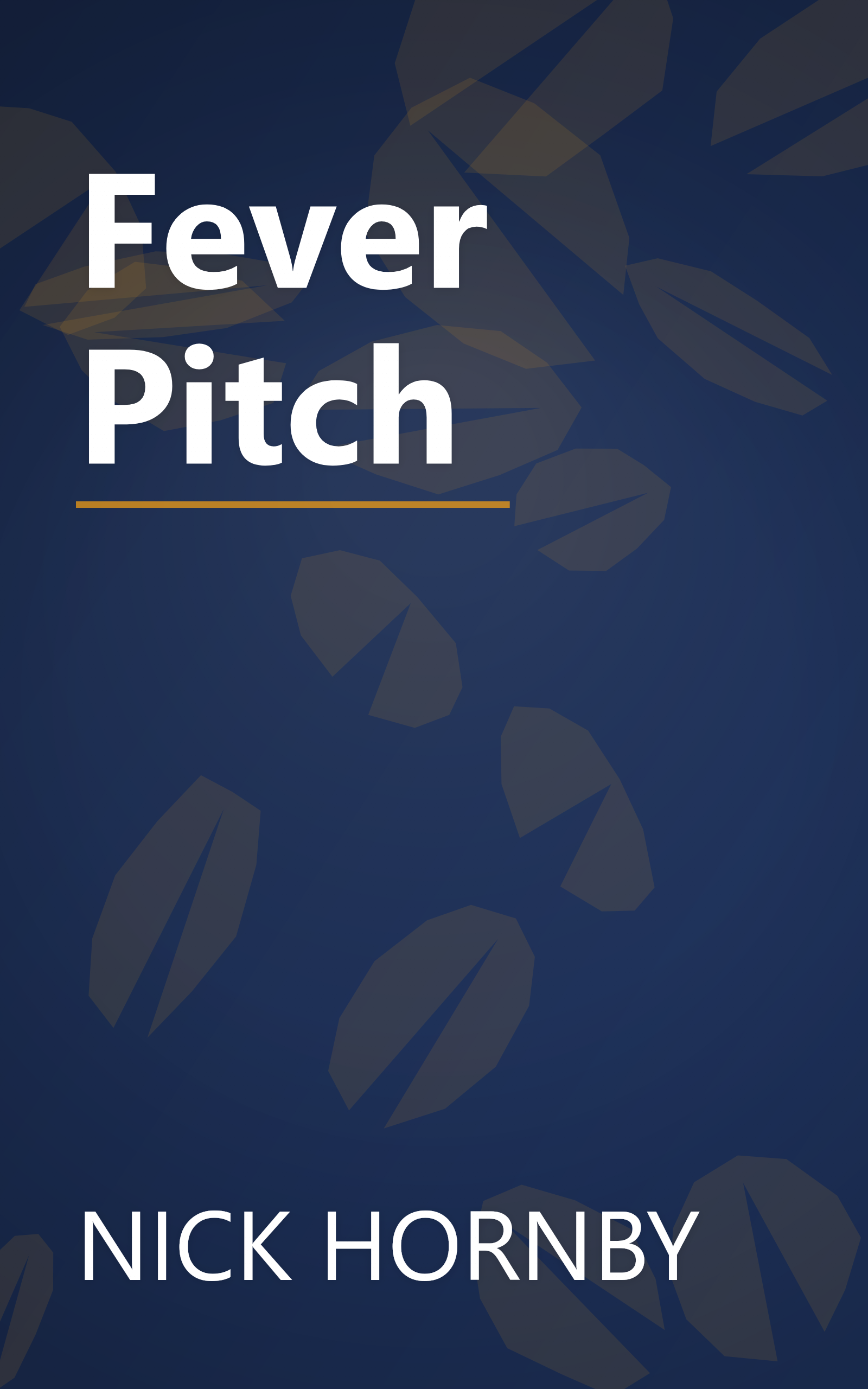 Fever Pitch book cover