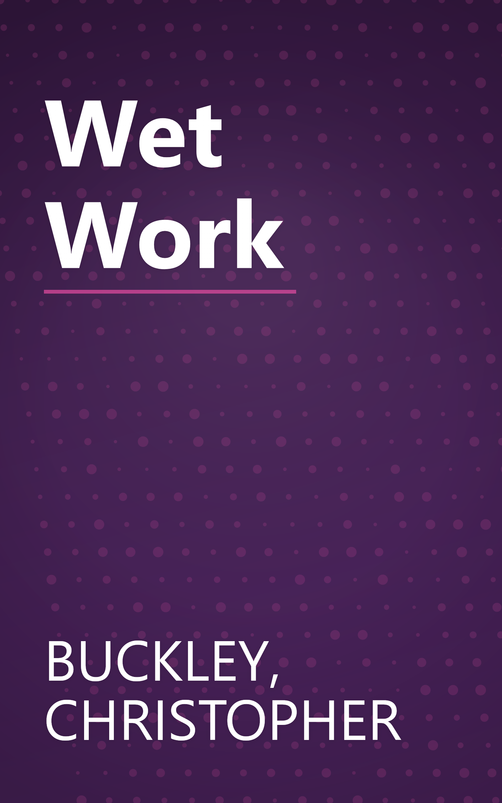 Wet Work book cover