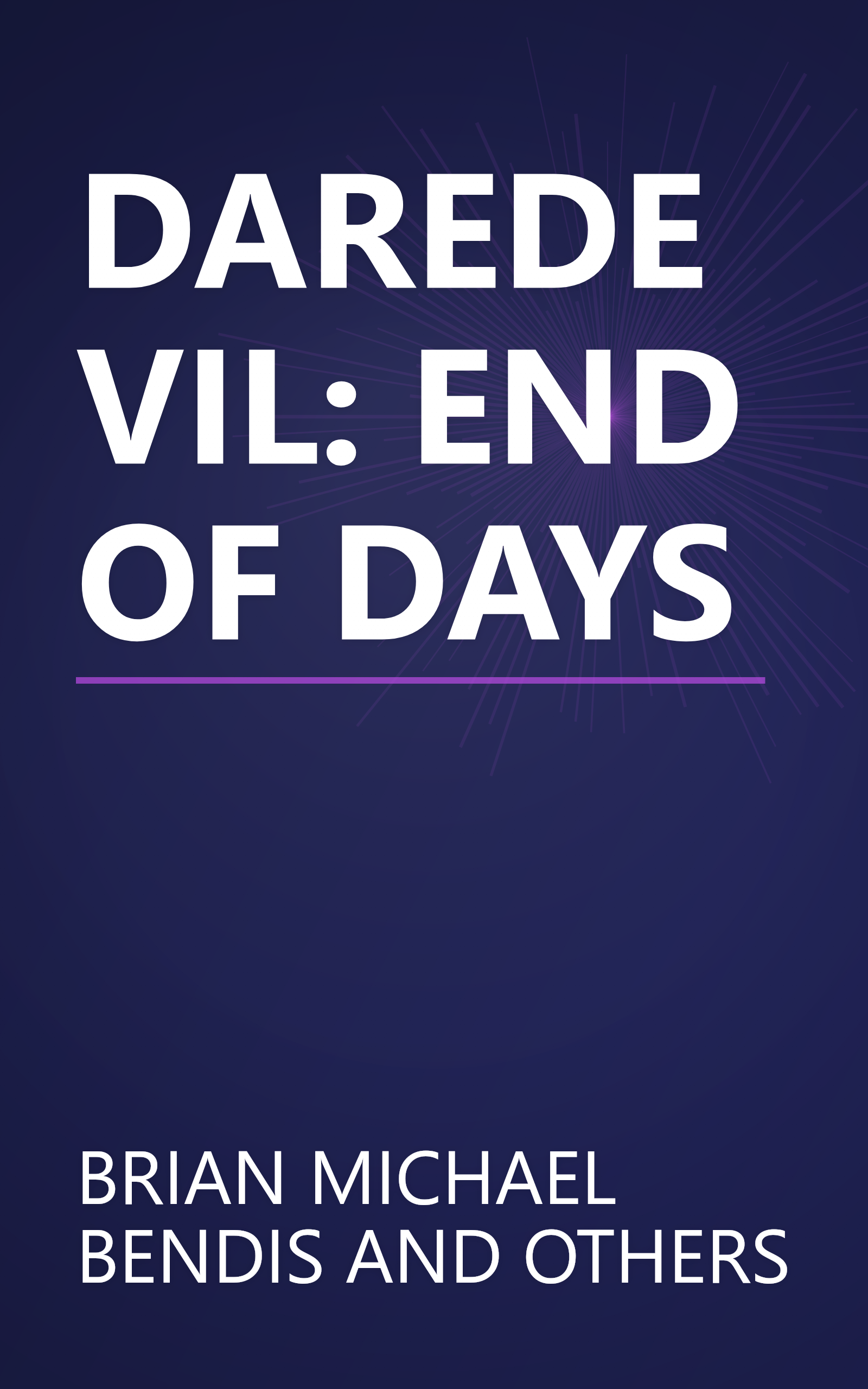 DAREDEVIL: END OF DAYS book cover