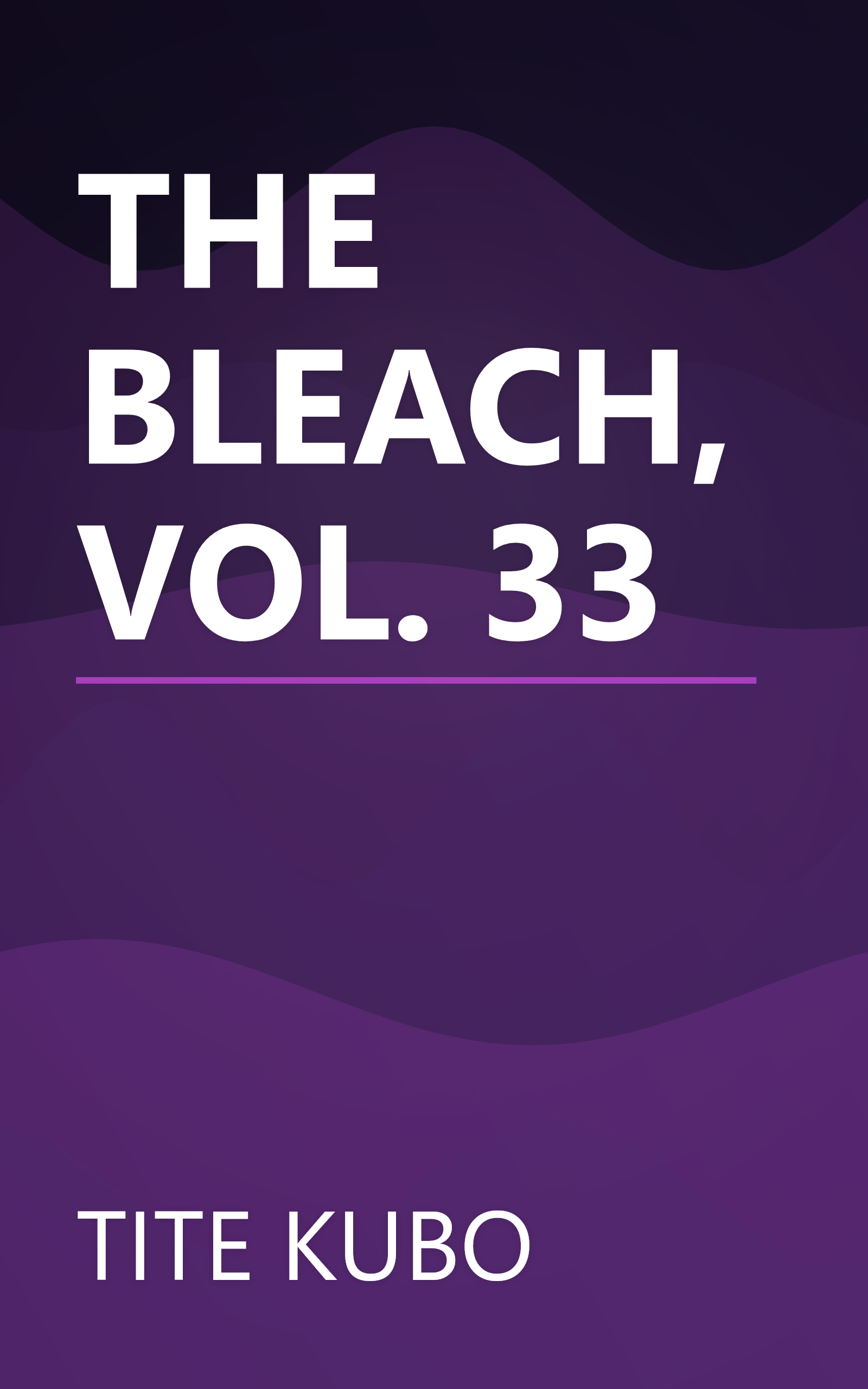 THE BLEACH, VOL. 33 book cover