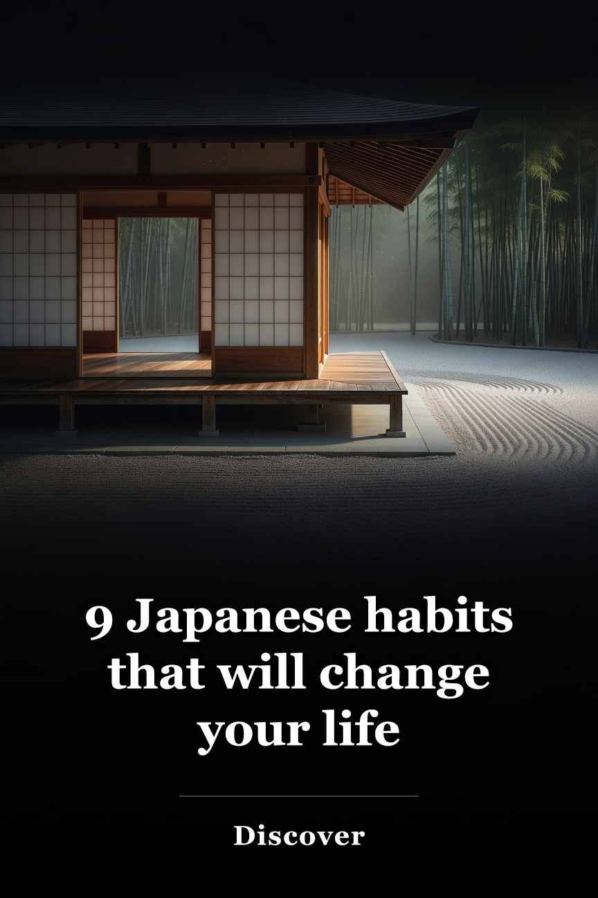 9 Japanese habits that will change your life book cover