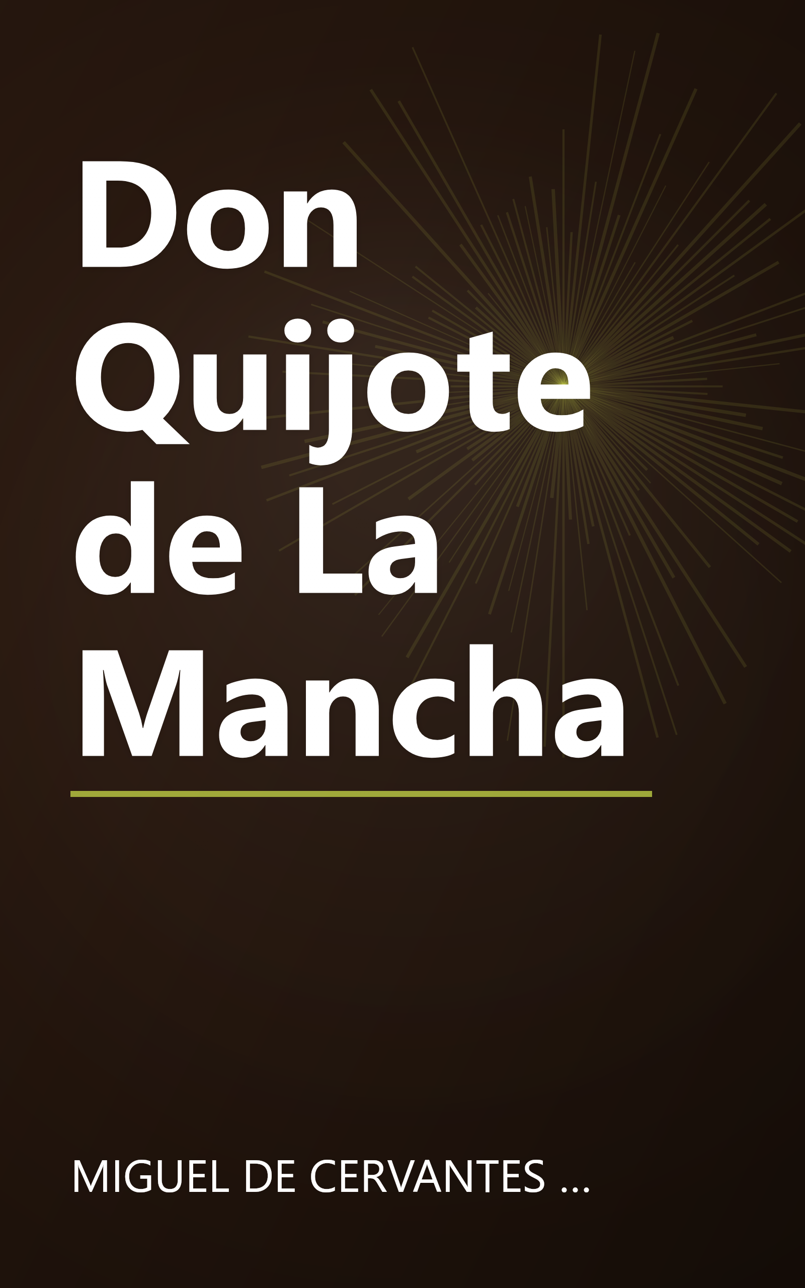 Don Quijote de La Mancha book cover
