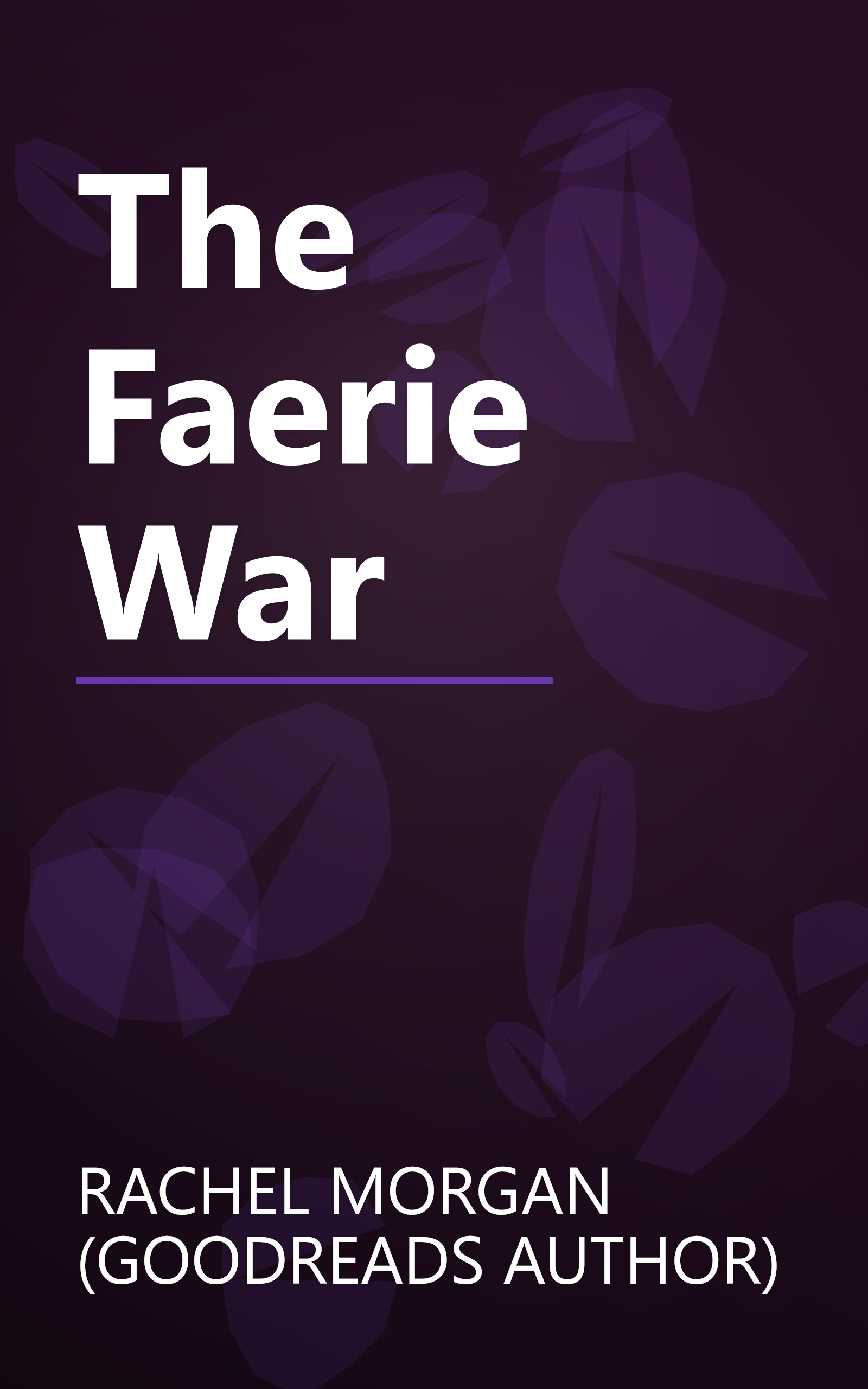 The Faerie War book cover