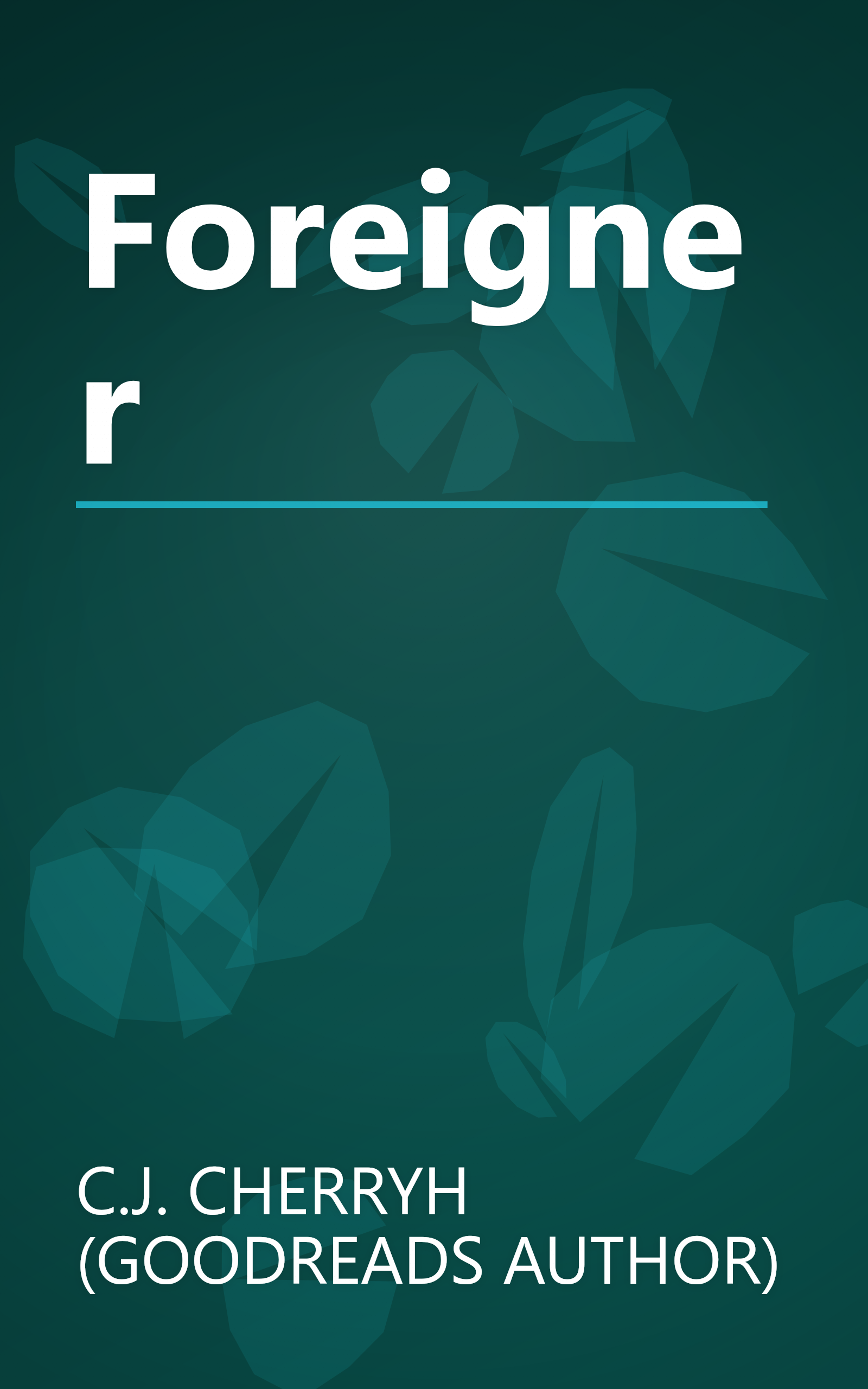 Foreigner book cover