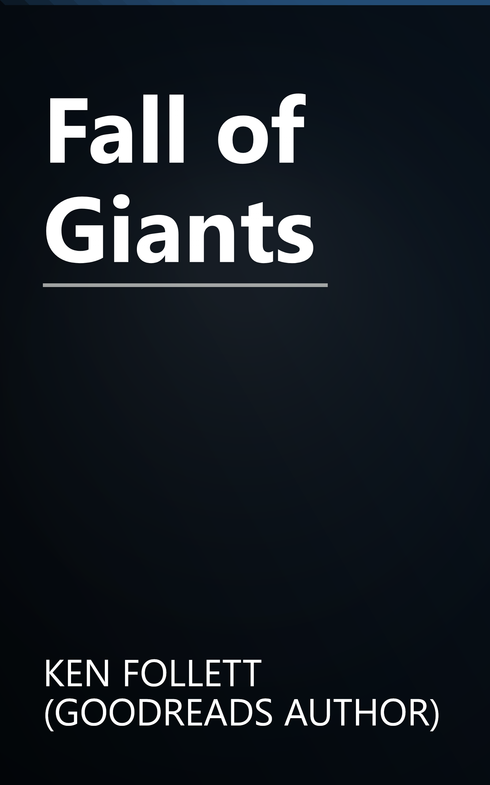 Fall of Giants book cover