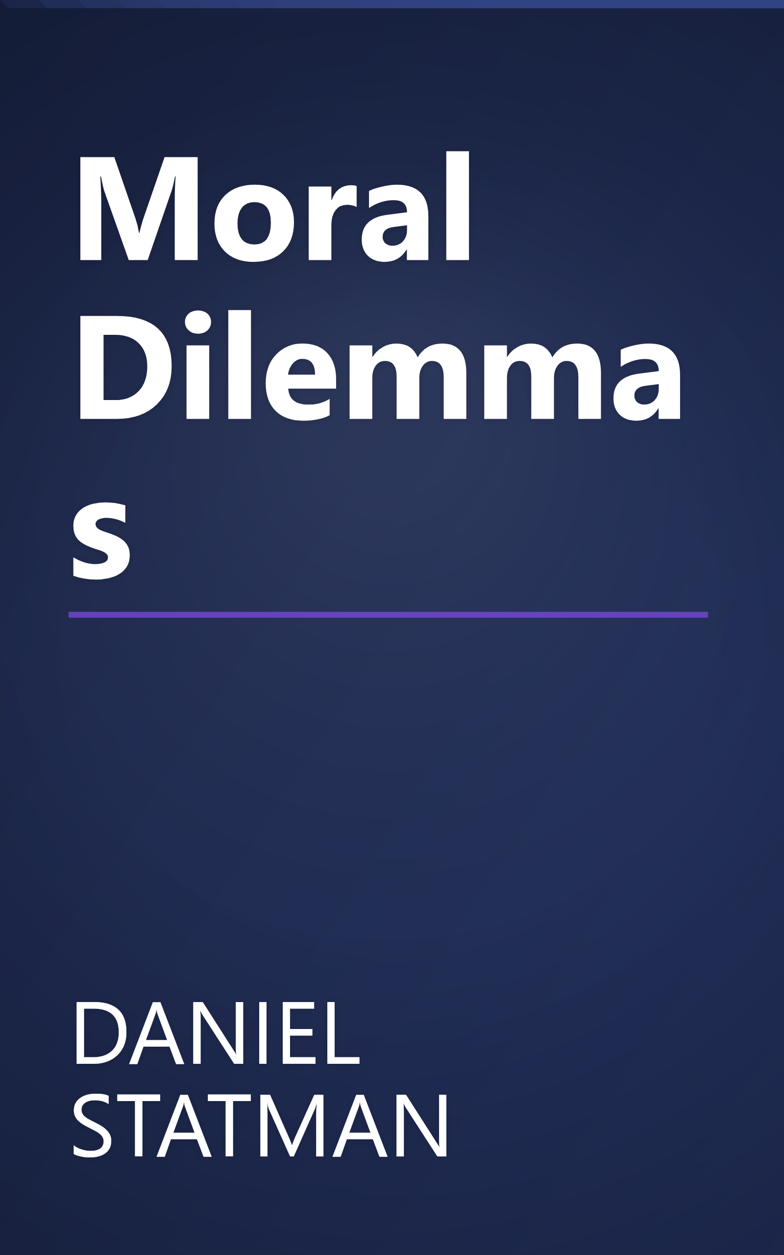 Moral Dilemmas book cover