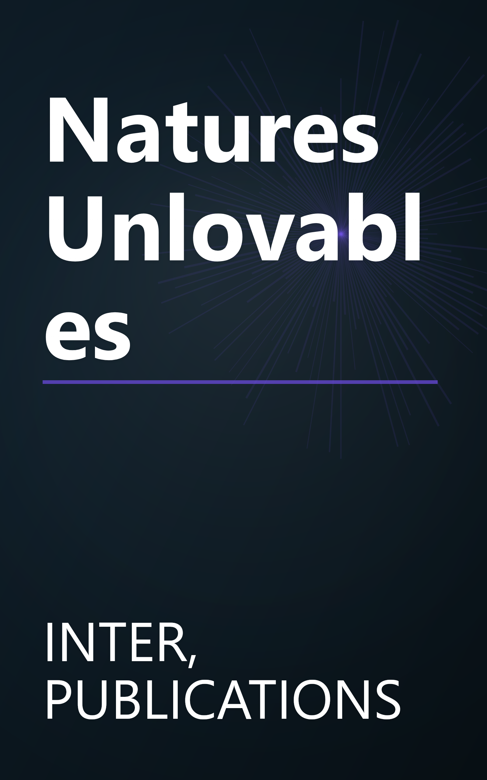 Natures Unlovables book cover