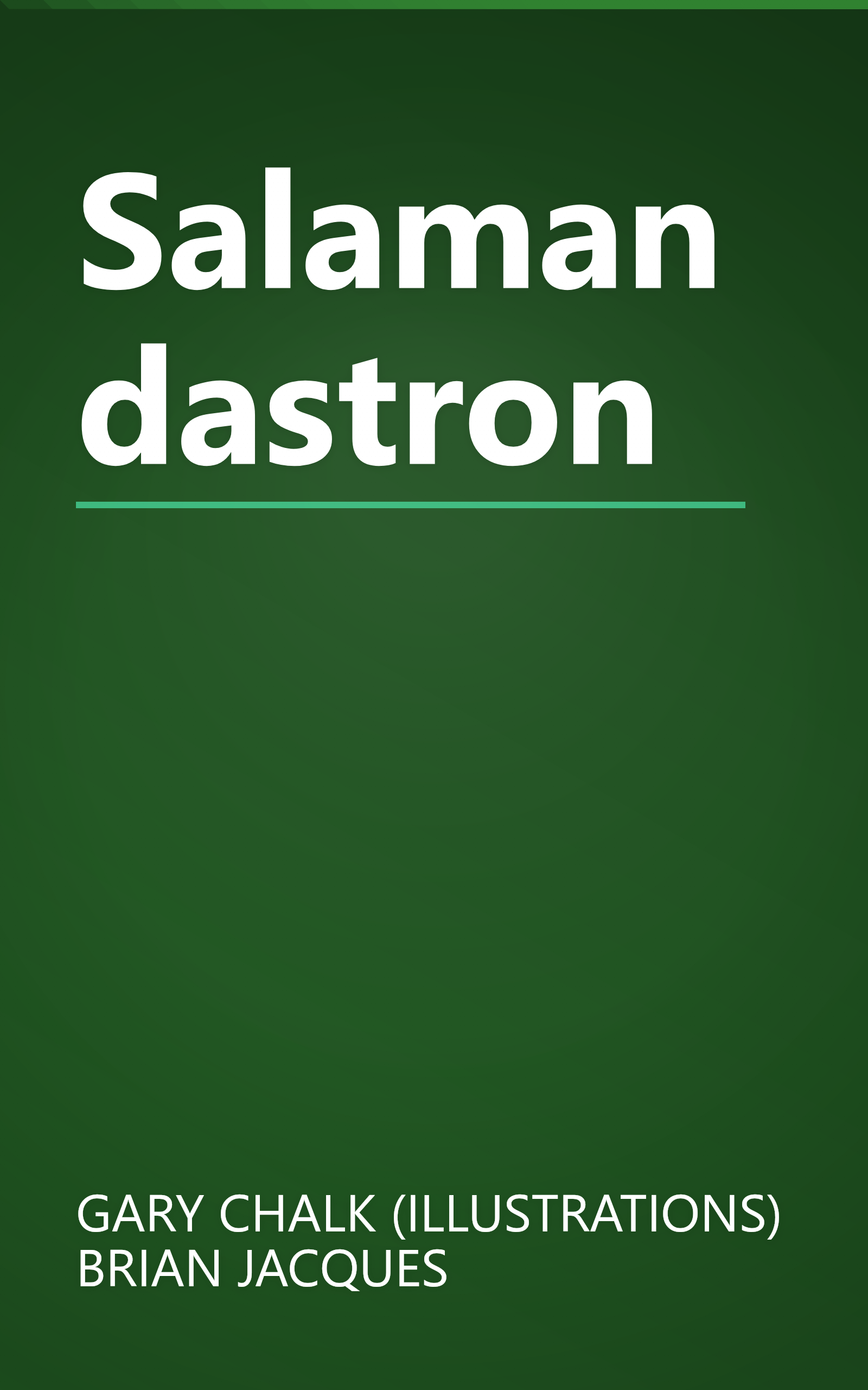 Salamandastron book cover