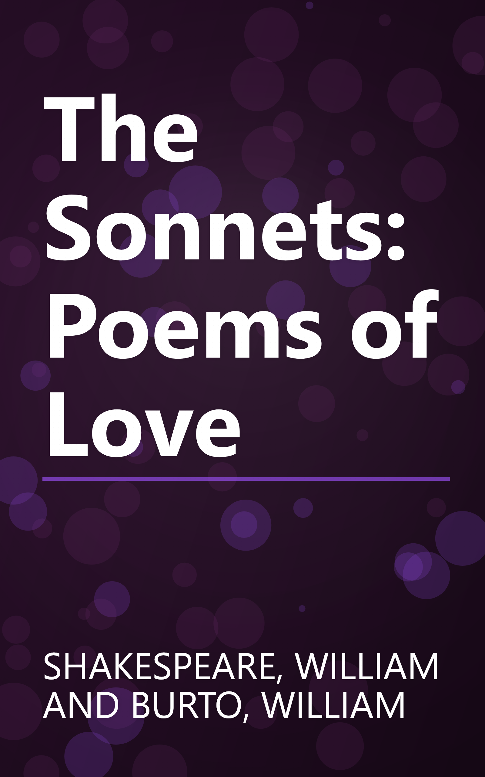 The Sonnets: Poems of Love book cover