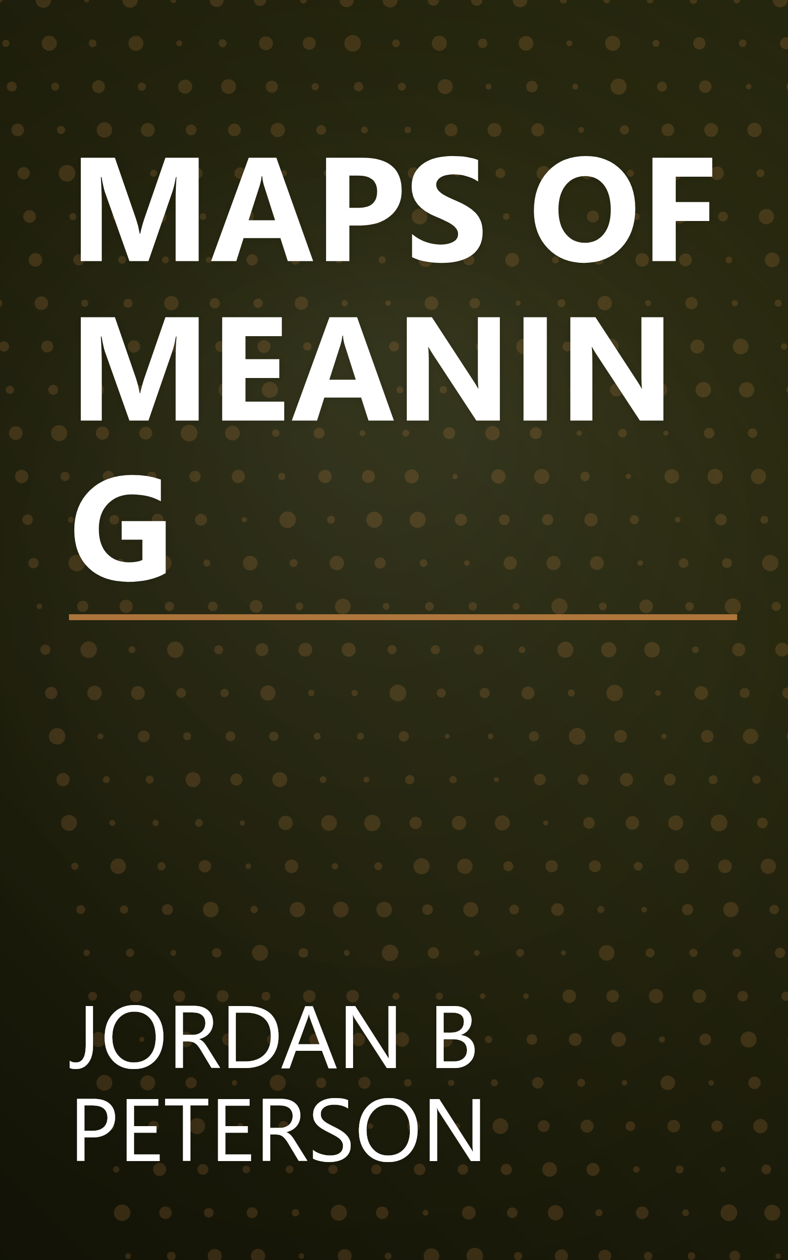 MAPS OF MEANING book cover