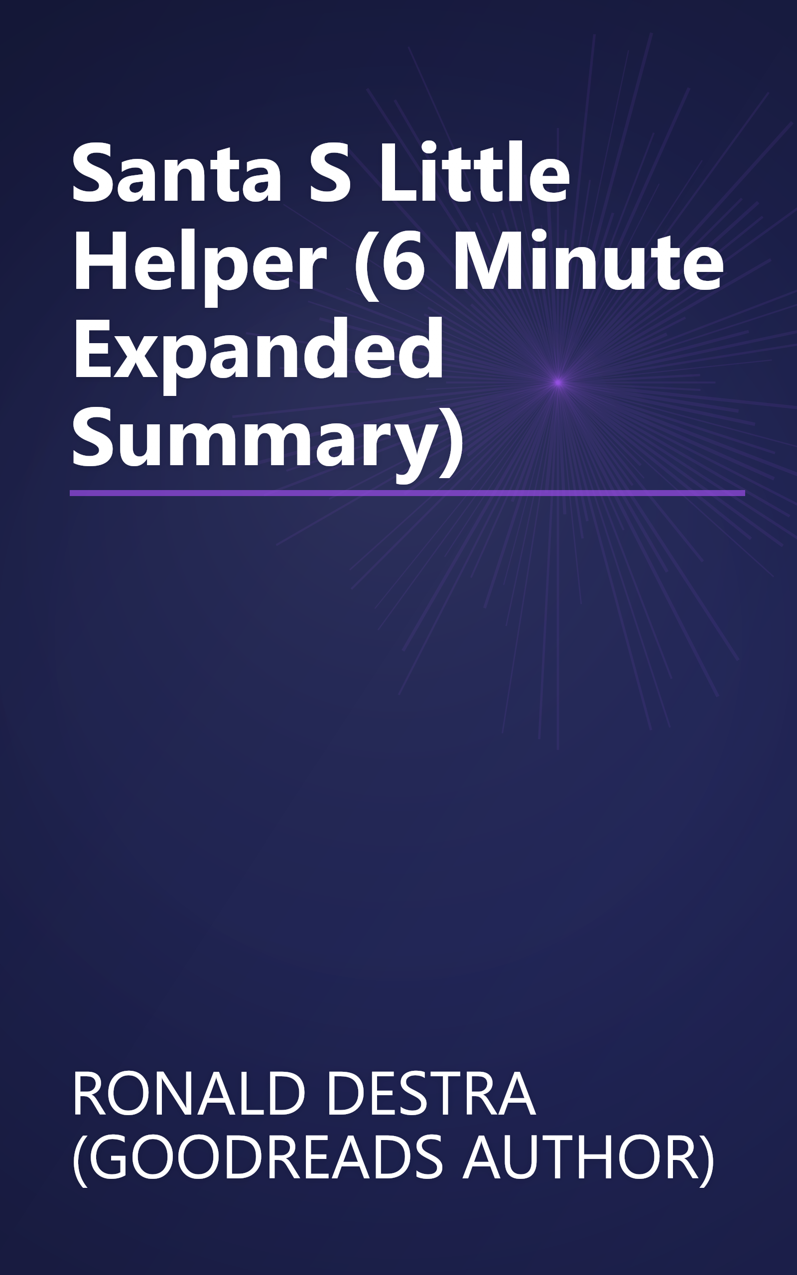 Santa S Little Helper (6 Minute   Expanded Summary) book cover