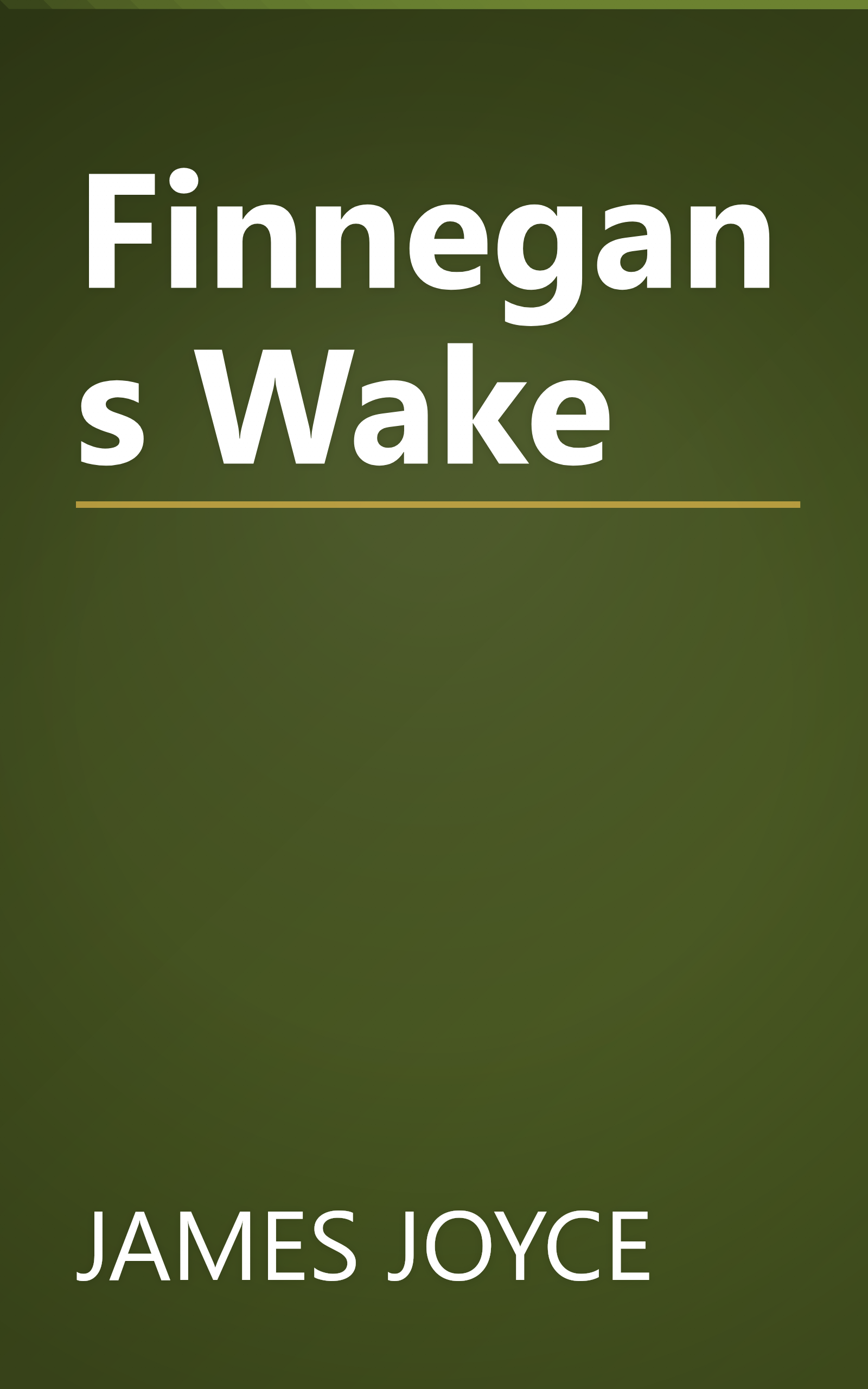 Finnegans Wake book cover