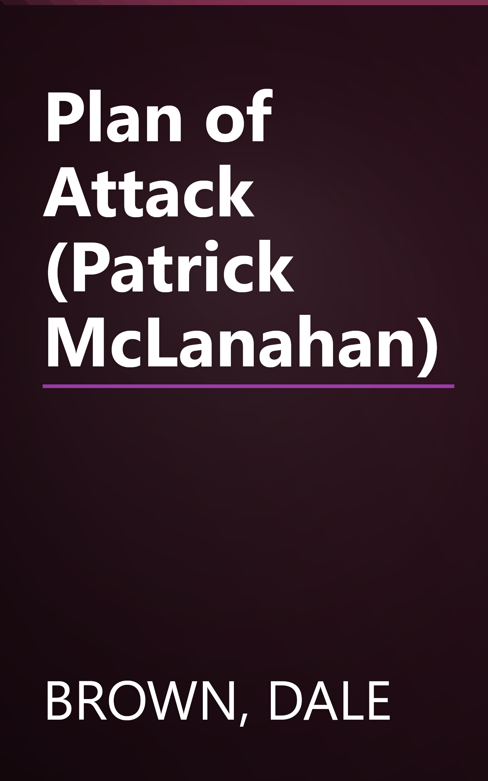 Plan of Attack (Patrick McLanahan) book cover