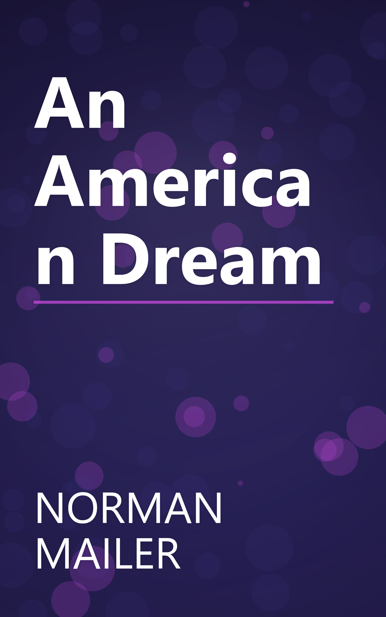 An American Dream book cover