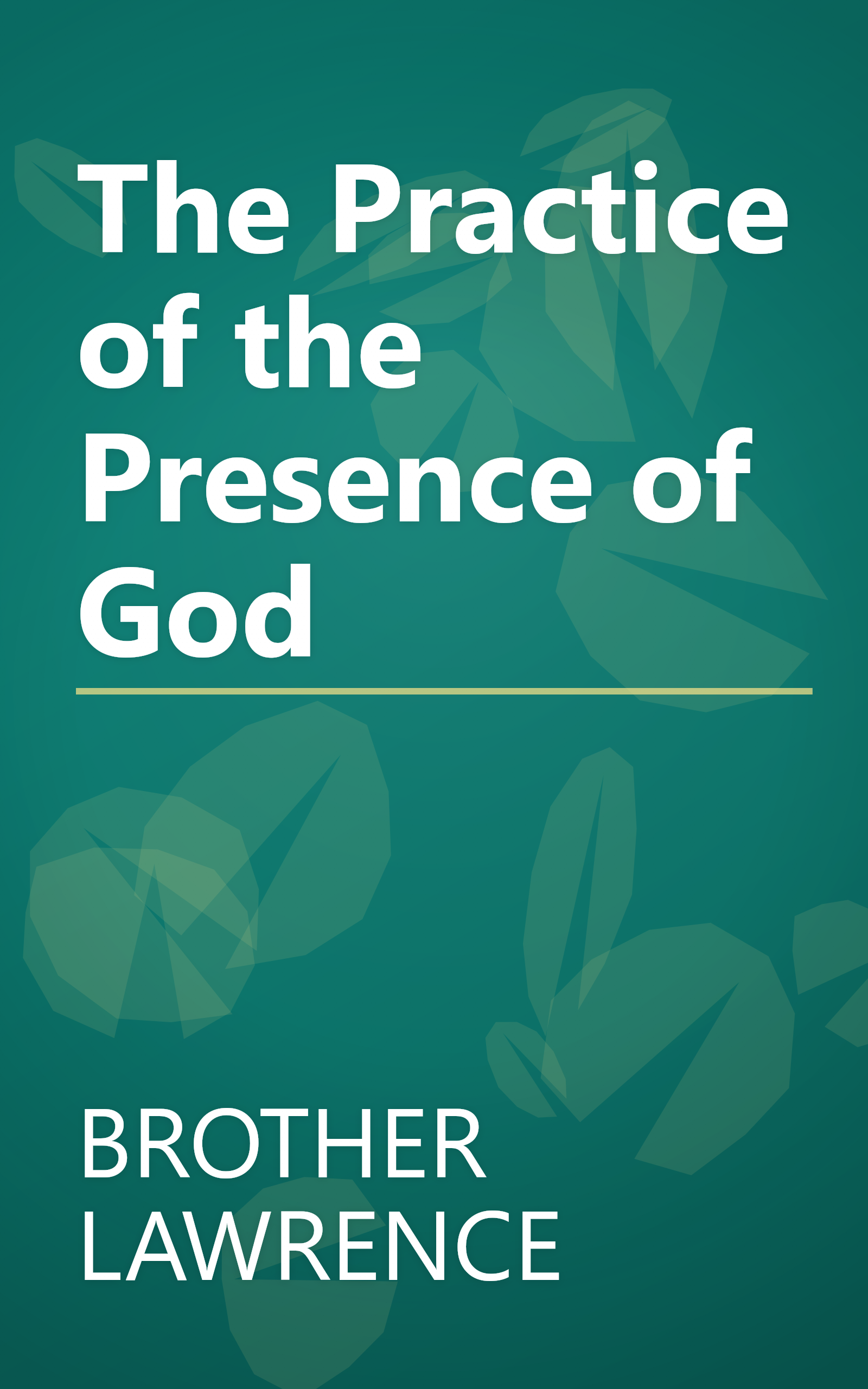 The Practice of the Presence of God book cover