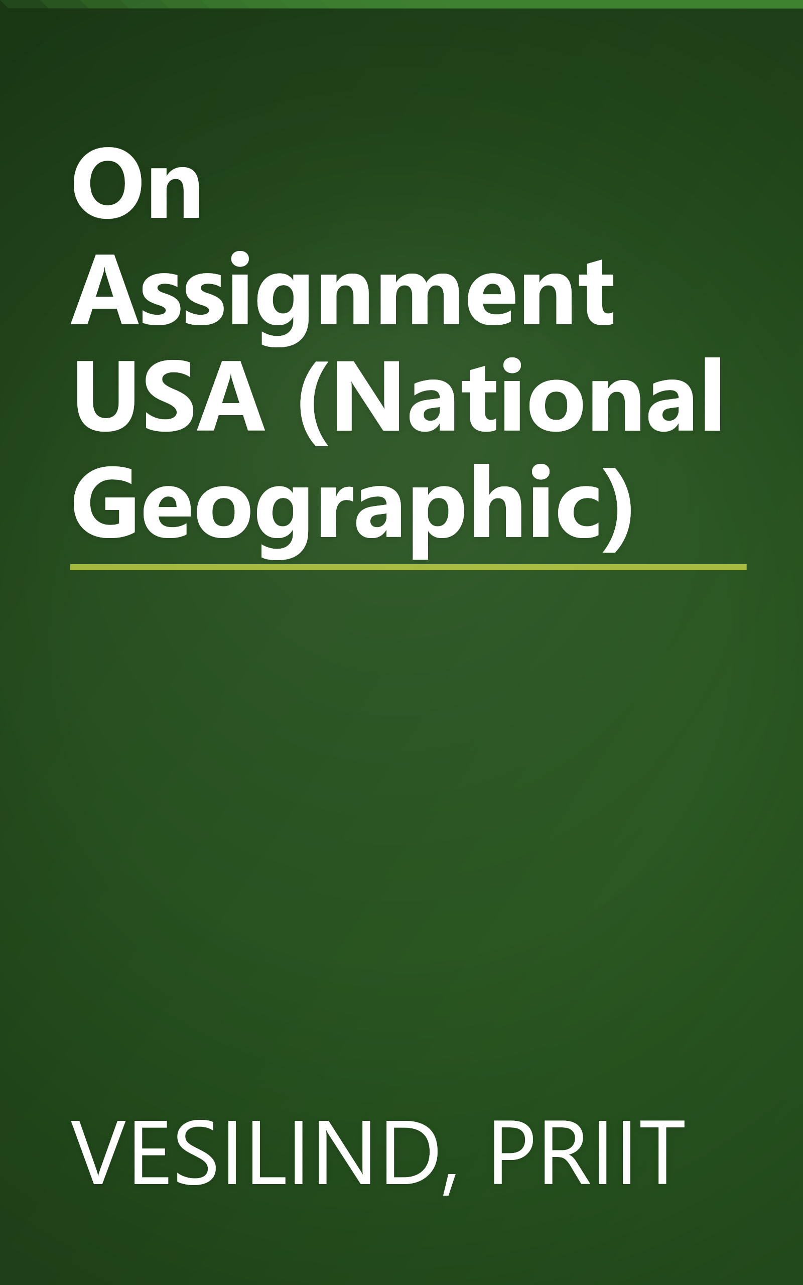 On Assignment USA (National Geographic) book cover