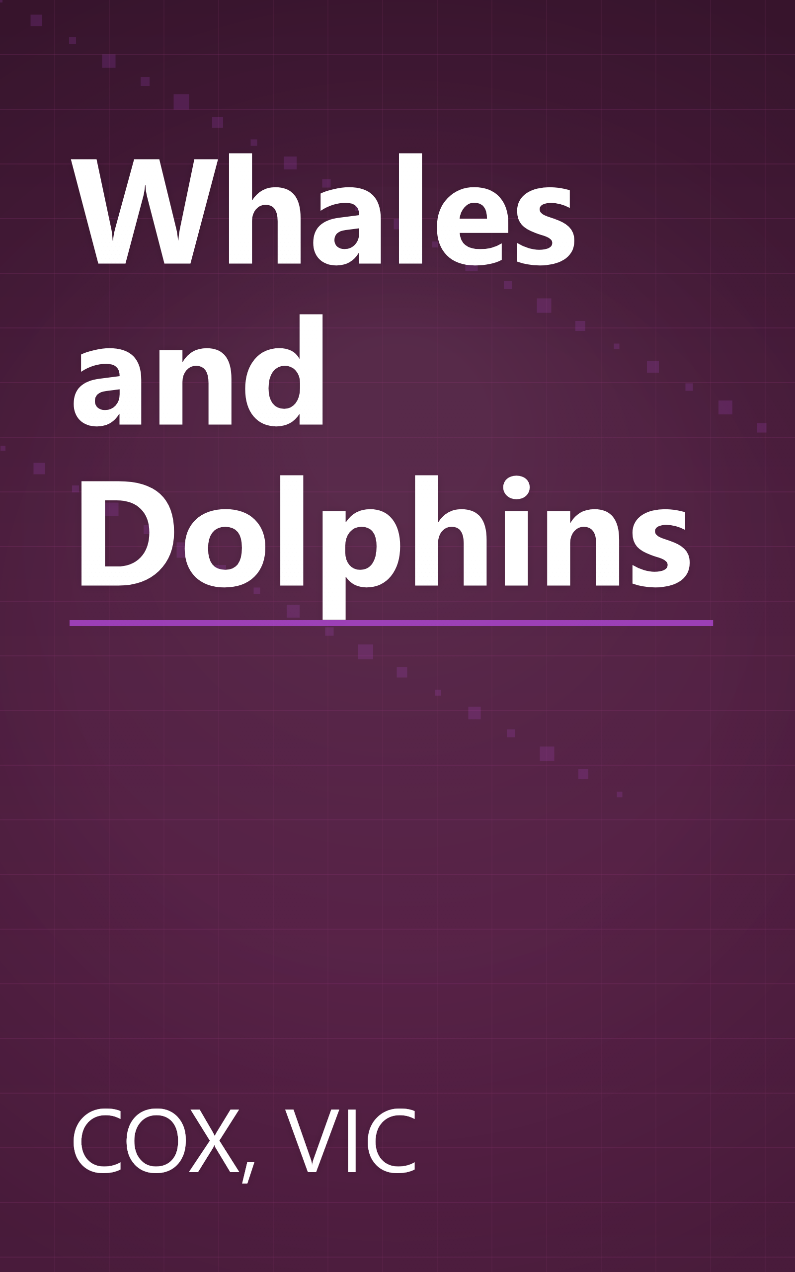Whales and Dolphins book cover
