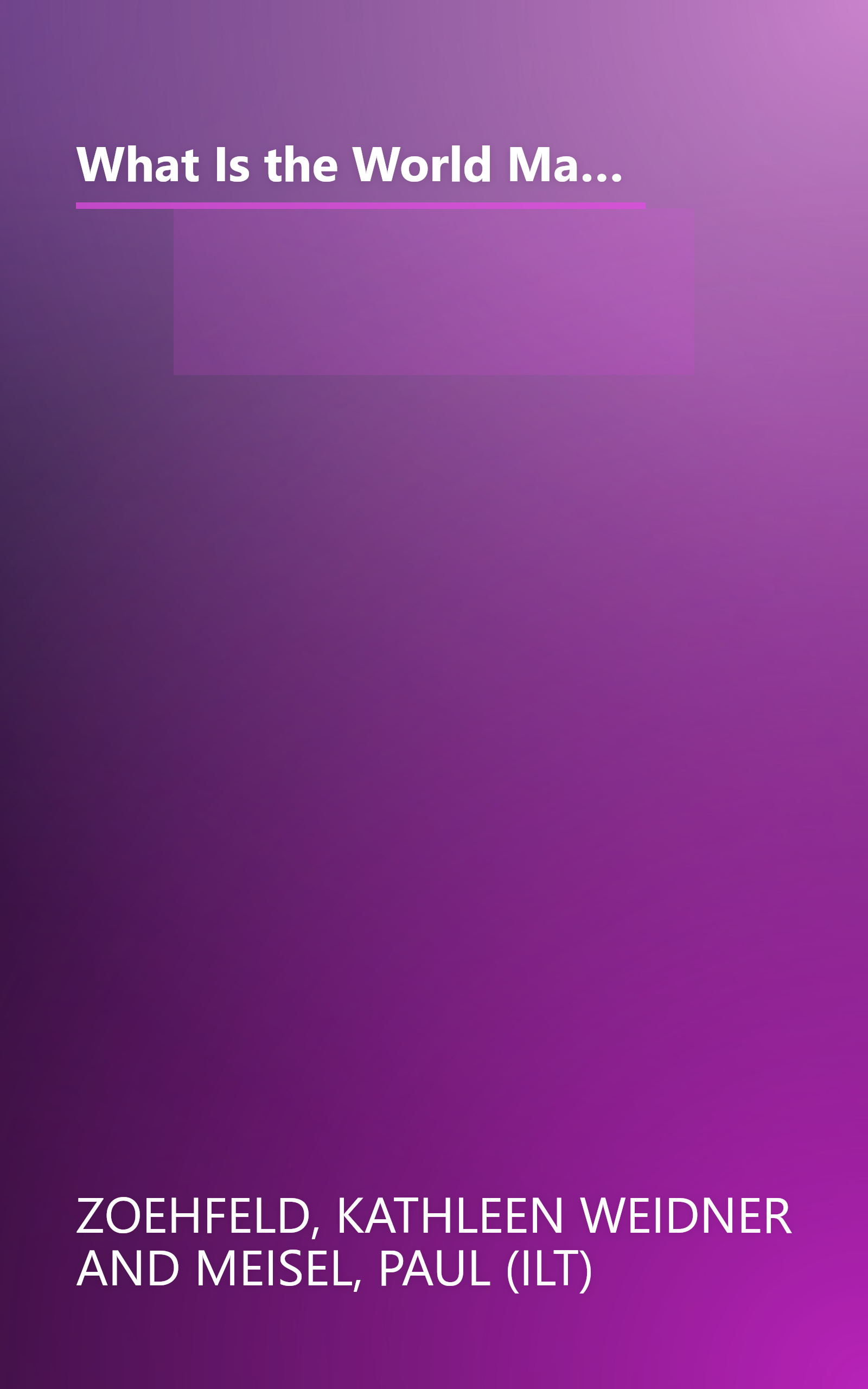 What Is the World Made Of? All About Solids, Liquids, and Gases (Let's-Read-and-Find-Out Science, Stage 2) book cover