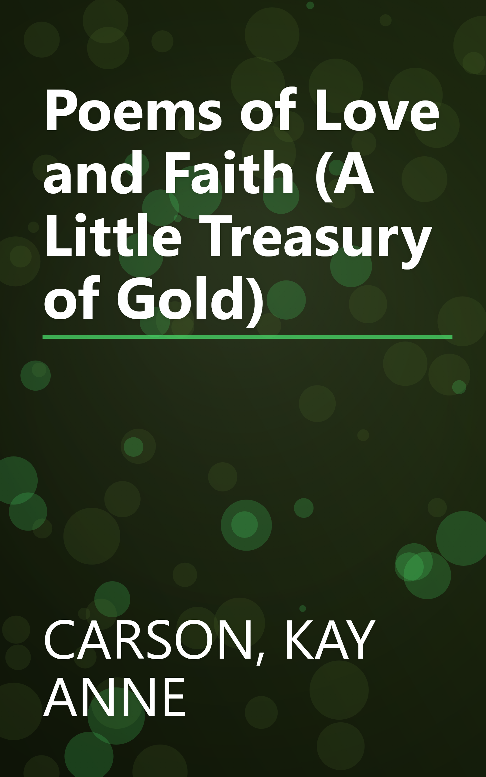 Poems of Love and Faith (A Little Treasury of Gold) book cover