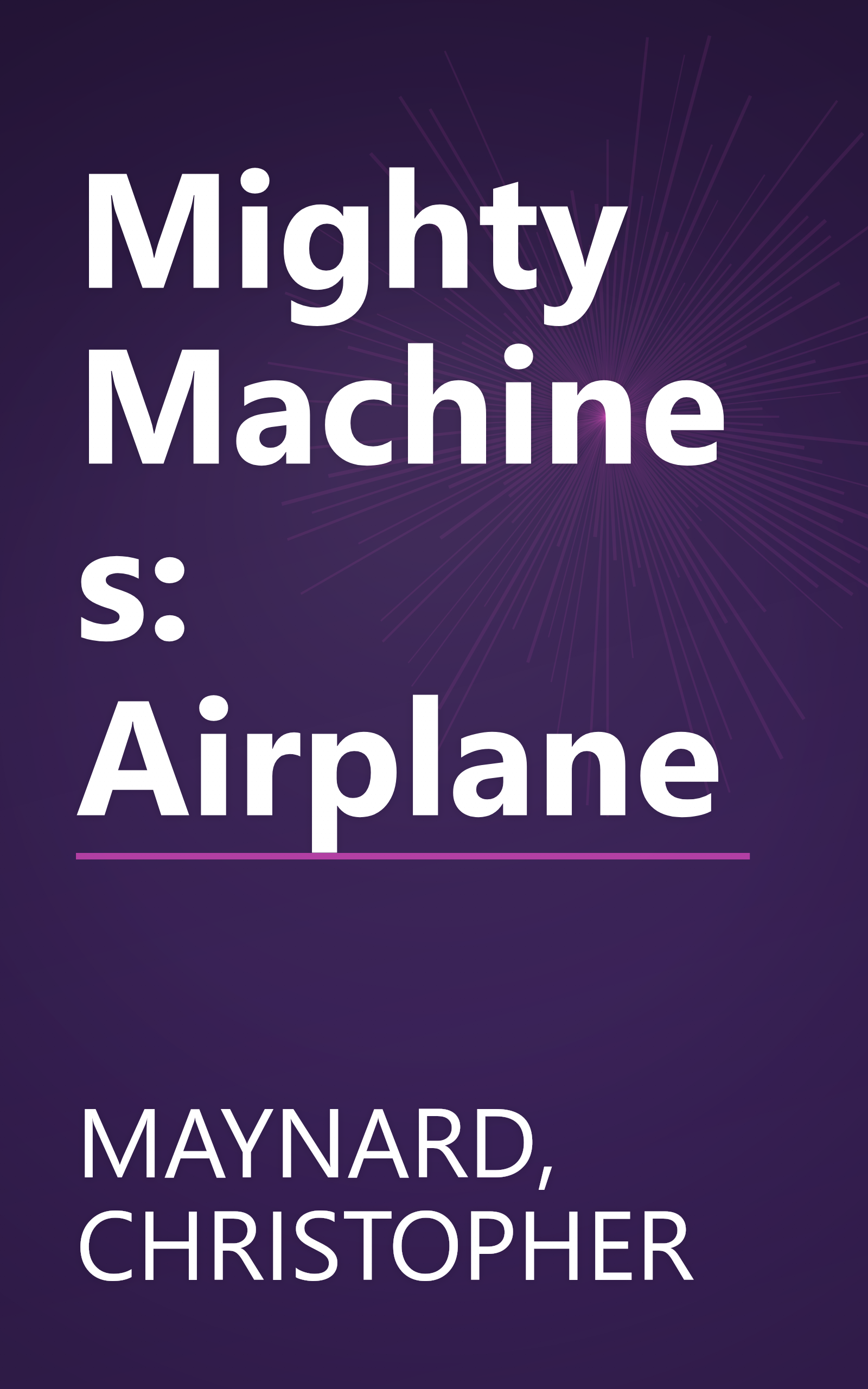 Mighty Machines: Airplane book cover