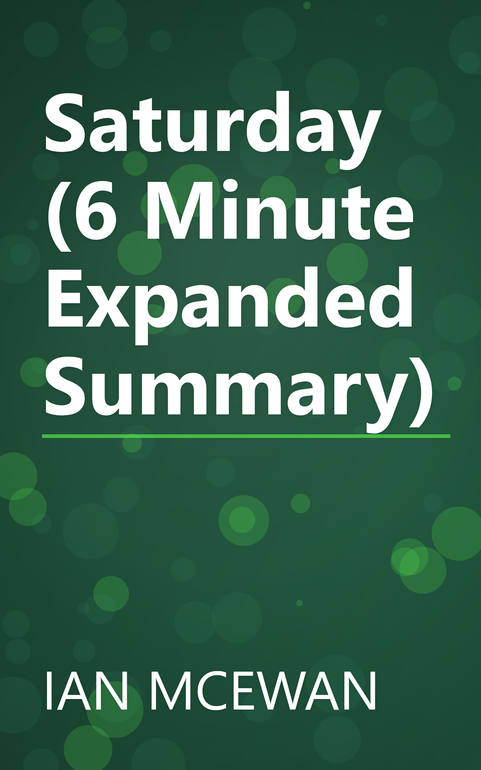 Saturday (6 Minute   Expanded Summary) book cover
