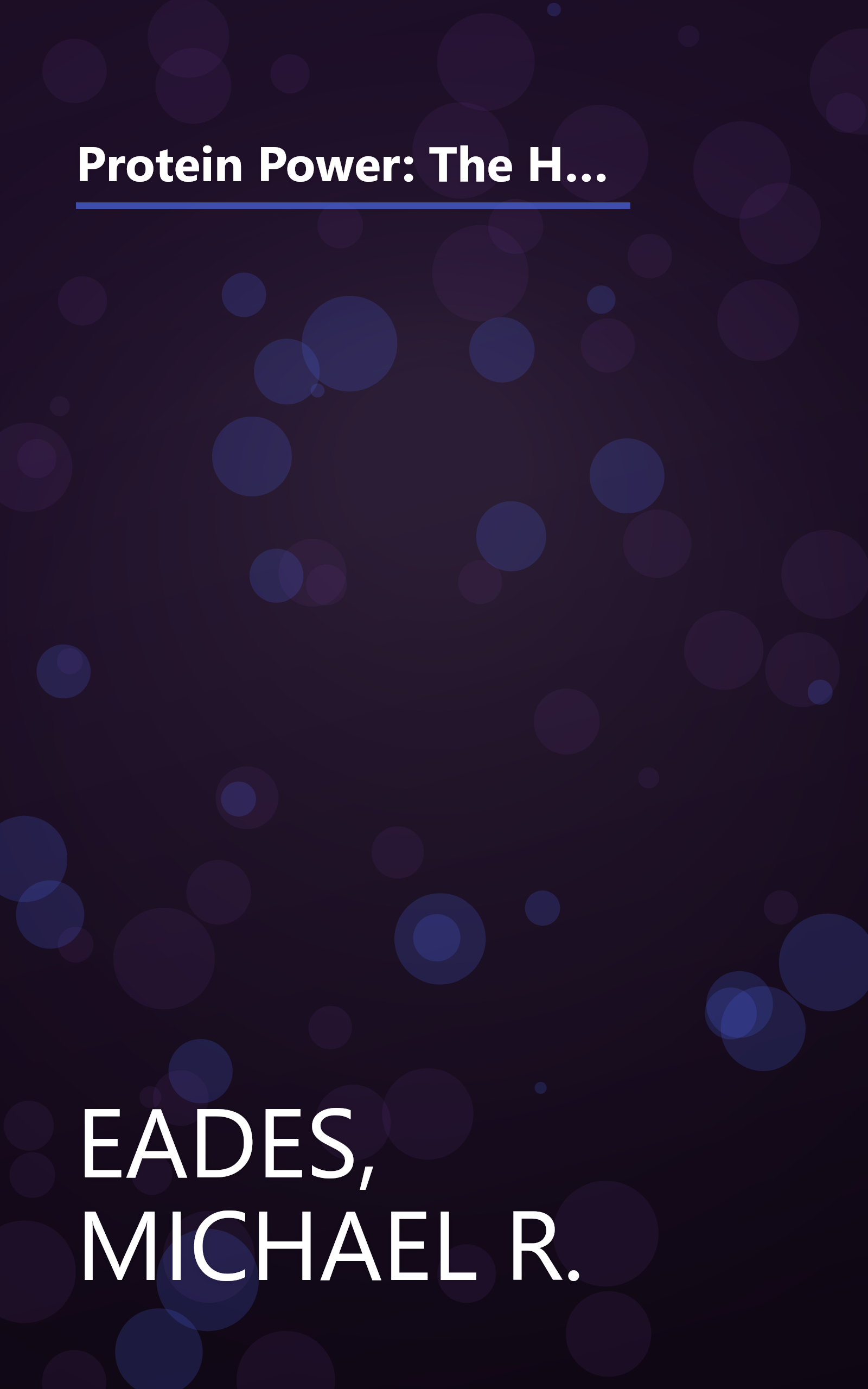 Protein Power: The High-Protein/Low-Carbohydrate Way to Lose Weight, Feel Fit, and Boost Your Health--in Just Weeks! book cover