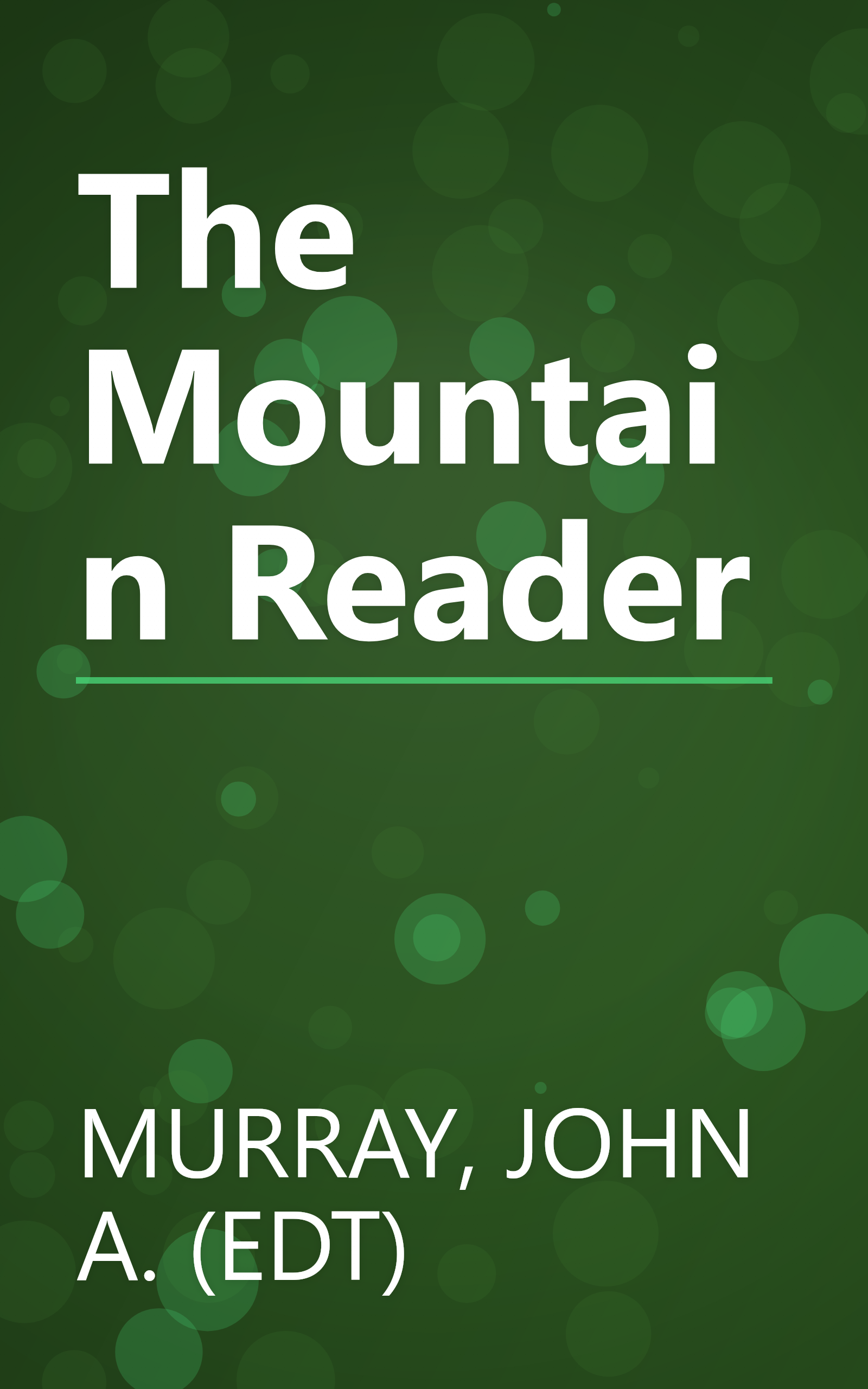 The Mountain Reader book cover
